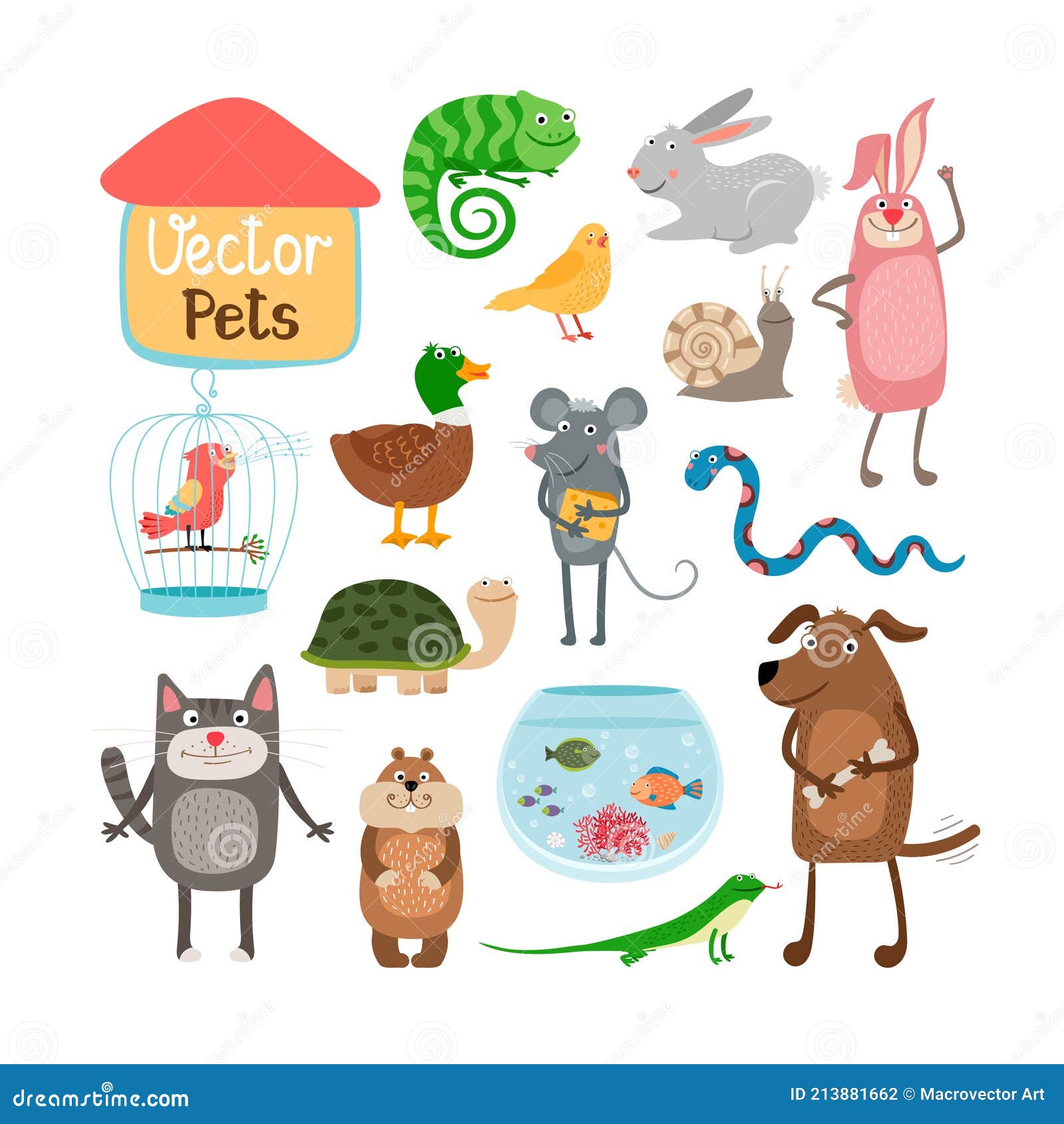 Vector Pets Design Vector Illustration Stock Vector - Illustration of ...
