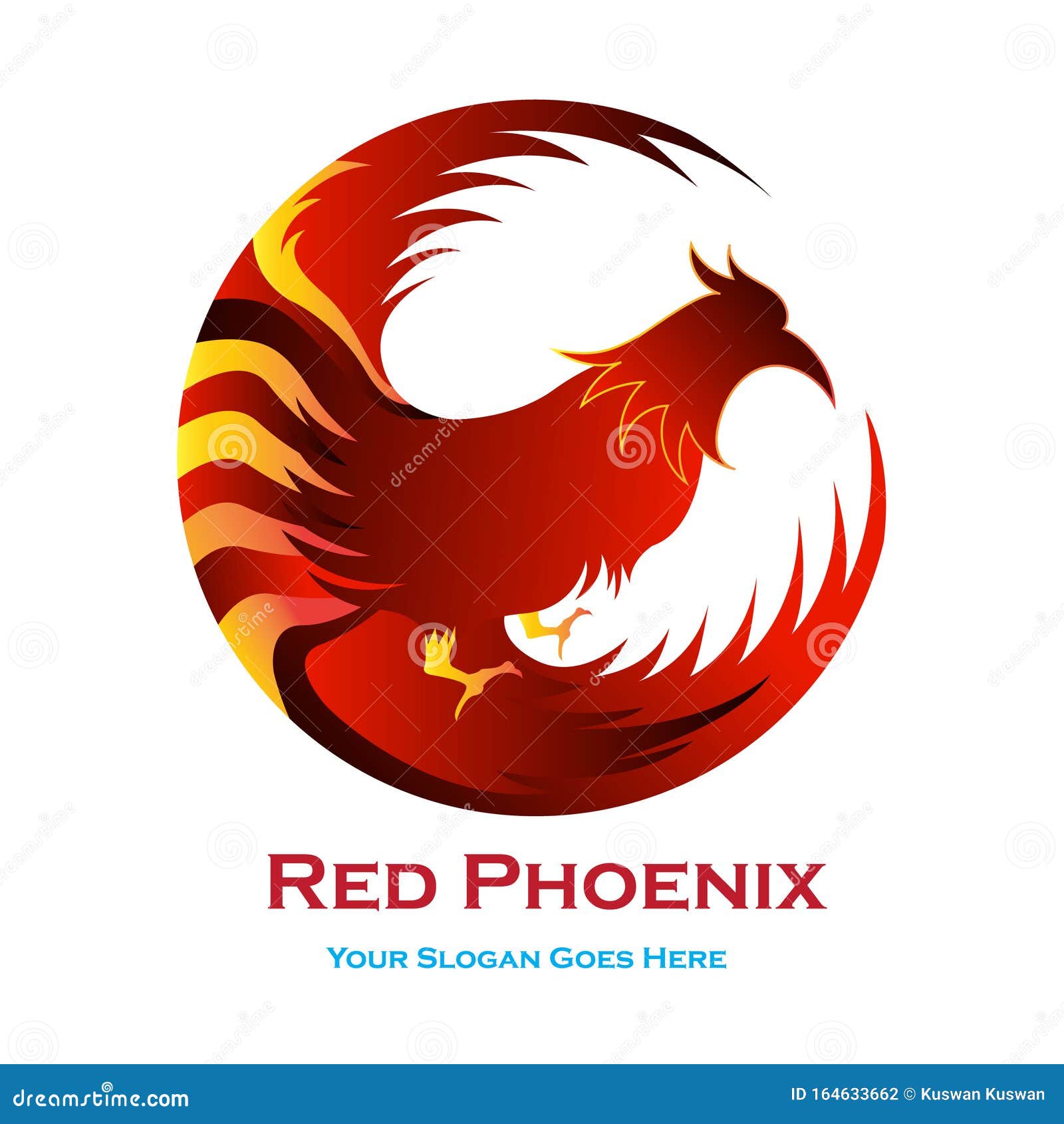 Vector Phoenix Logo Design In Eps.10 | CartoonDealer.com #164627447