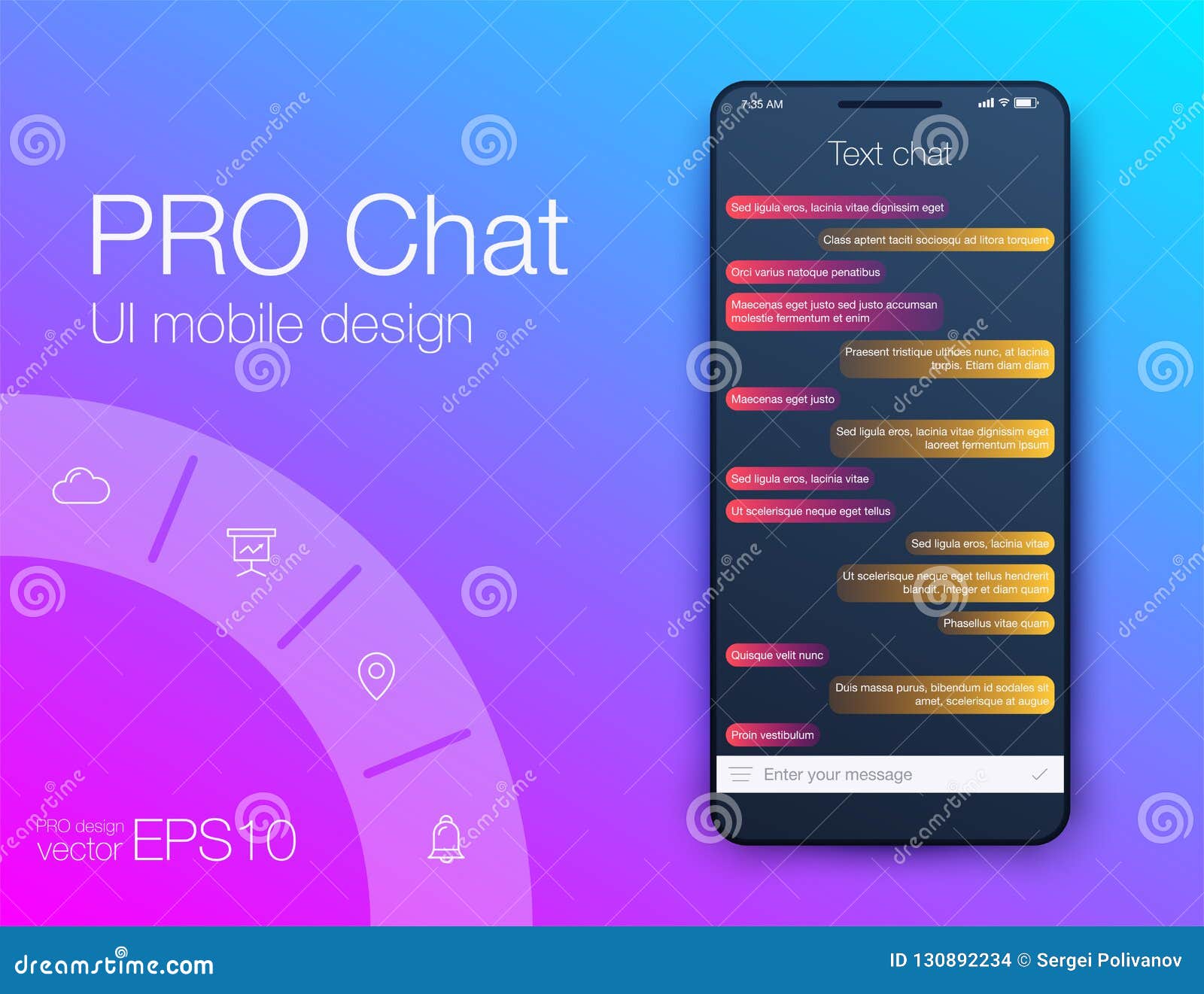 Vector Phone Chat Interface. Sms Messages. Stock Vector Stock Vector ... Vector Phone Chat Interface. Sms Messages. Stock Vector Stock Vector ...