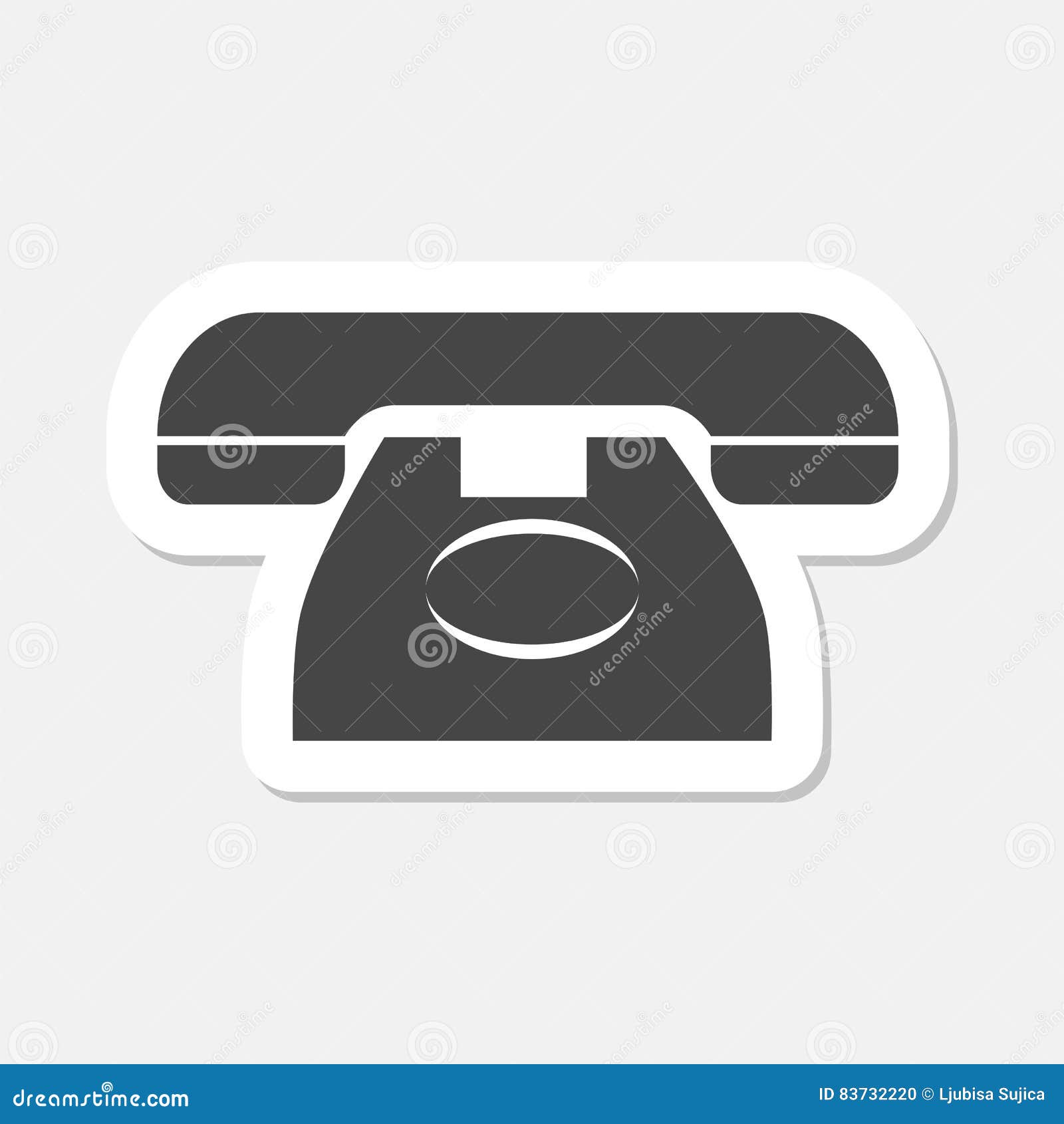 Vector phone icon stock vector. Illustration of element - 83732220