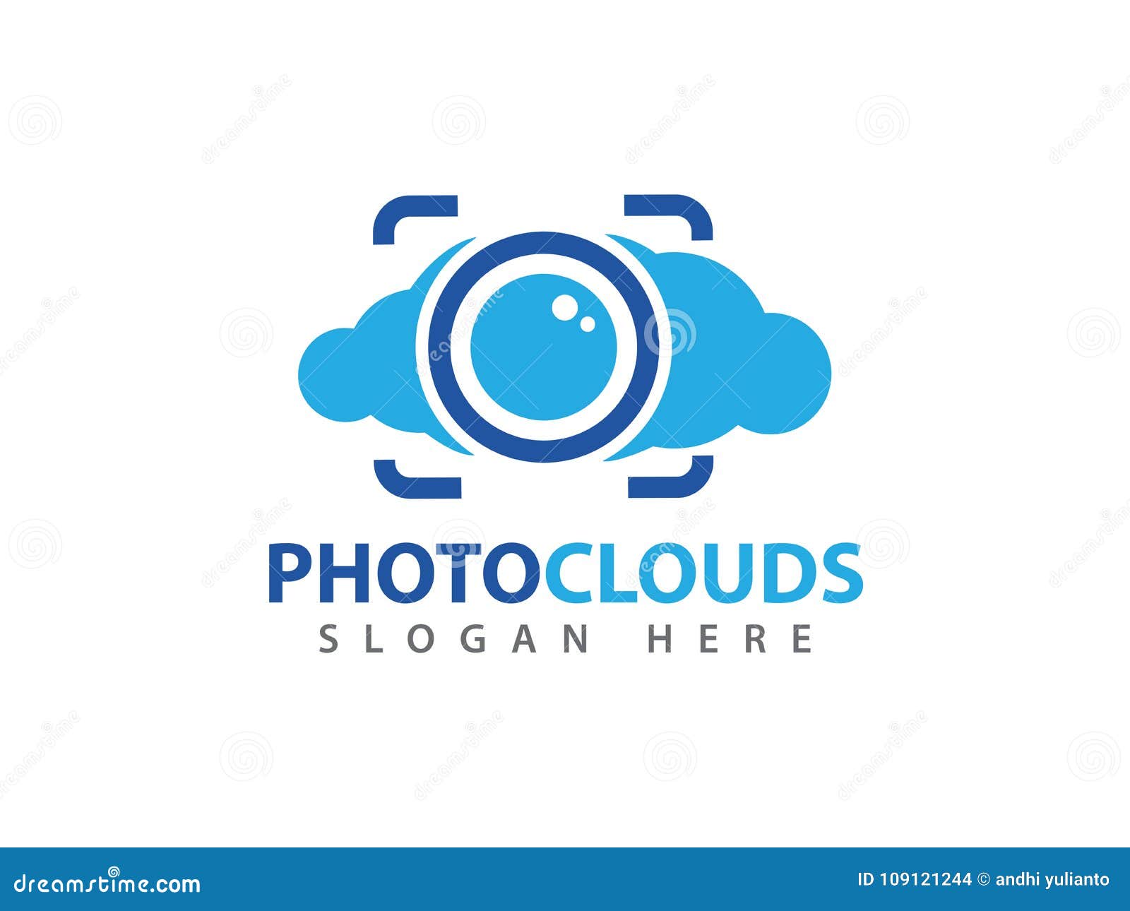 Vector Photo Cloud Online Cloud Storage Logo Design Stock Illustration ...