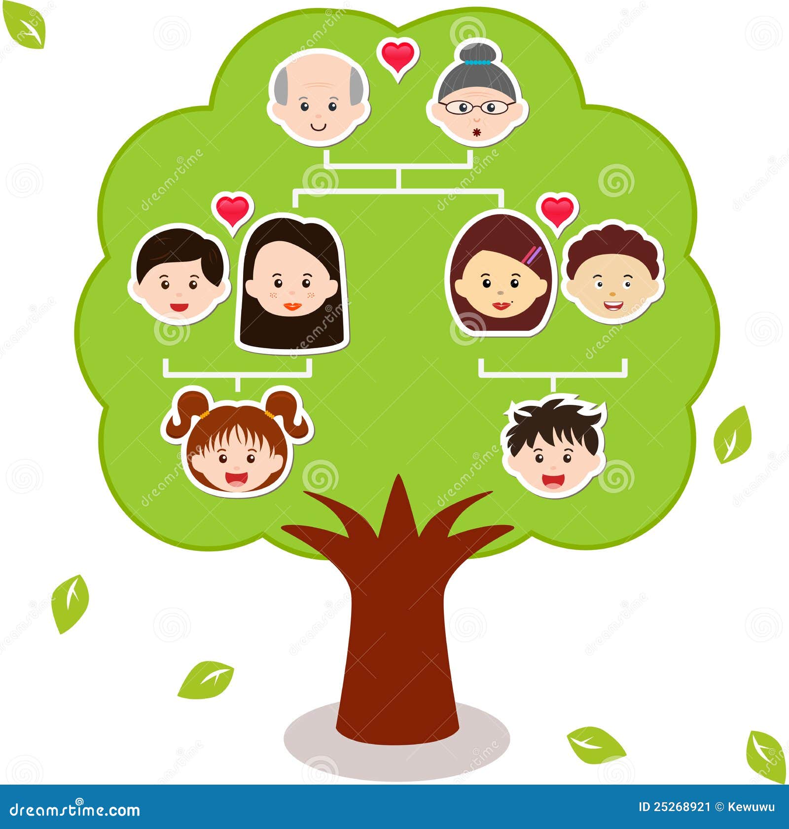 Vector Pictogrammen: Stamboom Vector Illustratie - Illustration of ...