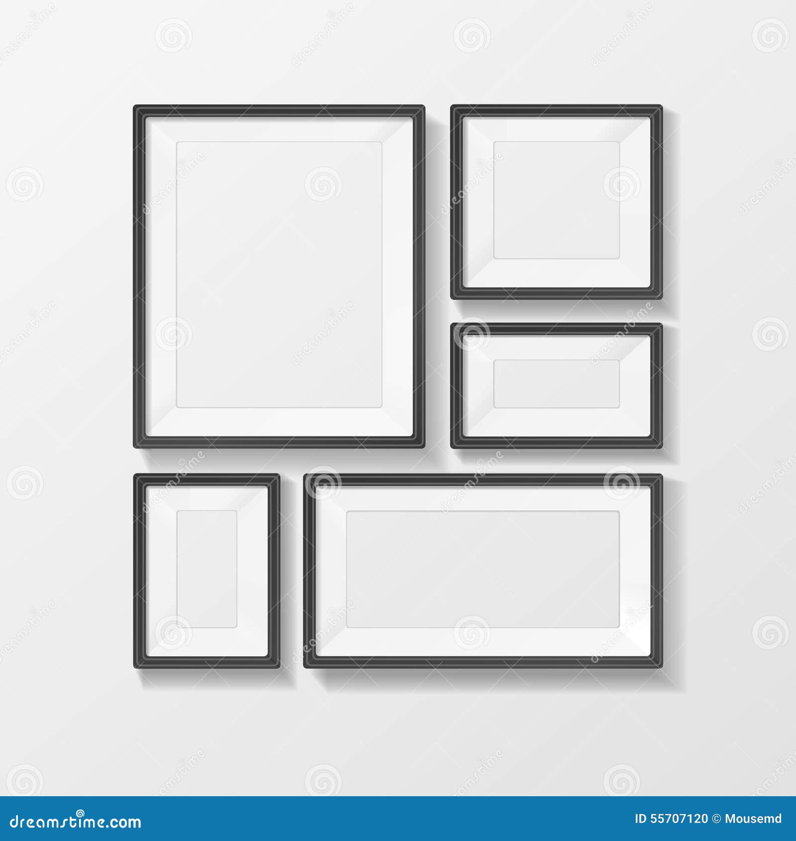 Vector Picture Frame Vector Set Stock Vector - Illustration of design ...