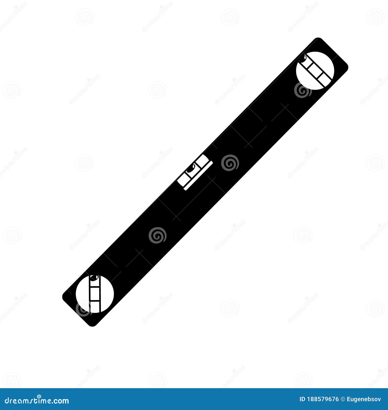 Vector Picture of Level Tool Flat Style Icon Stock Vector ...