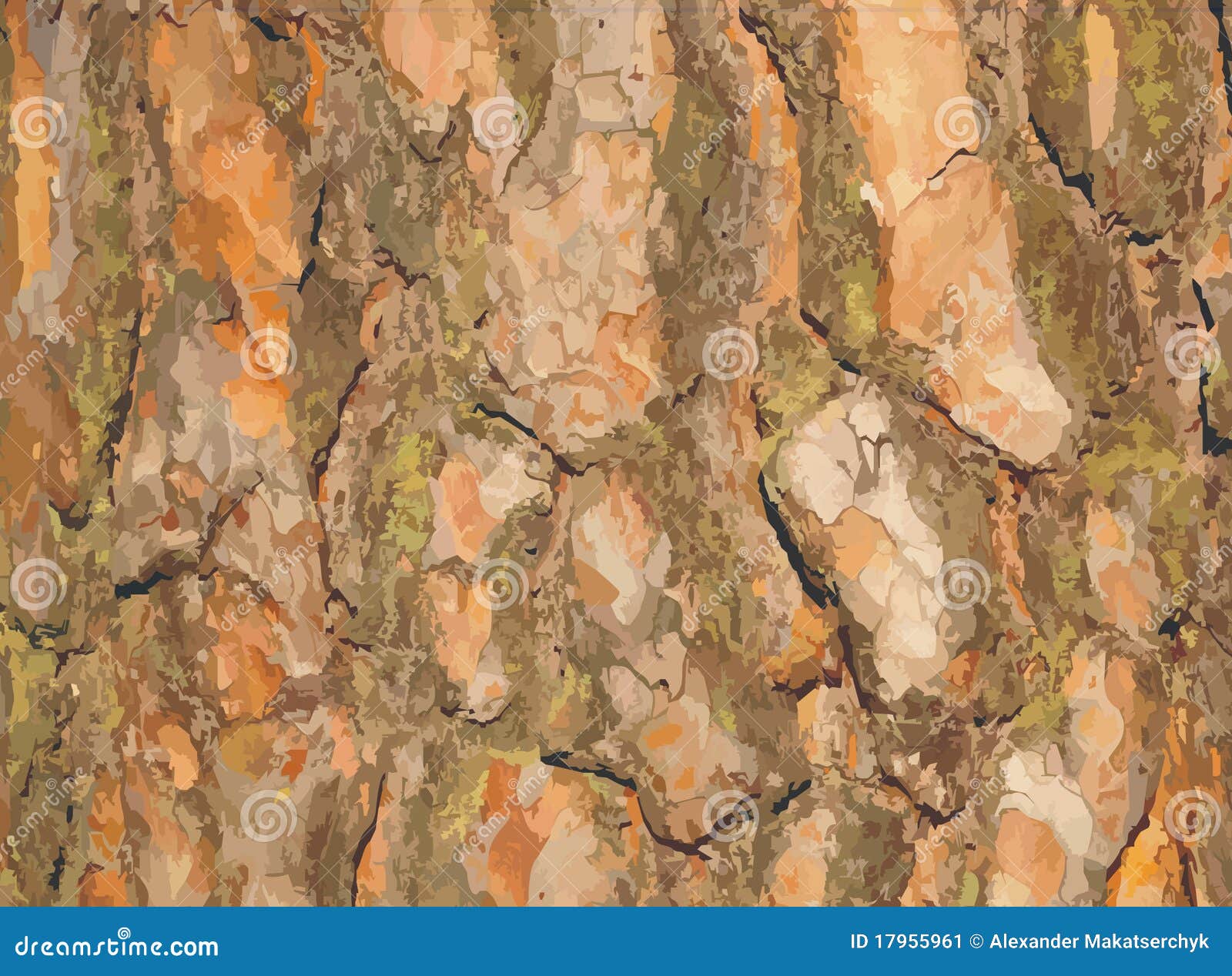 Vector Pine bark stock vector. Illustration of bark, vector - 17955961