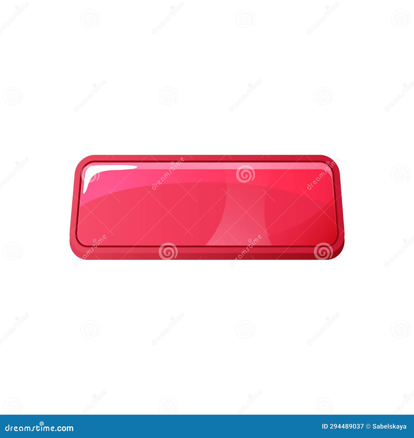 Vector Pink Game Button, Square Frame for User Ui Menu Interface ...