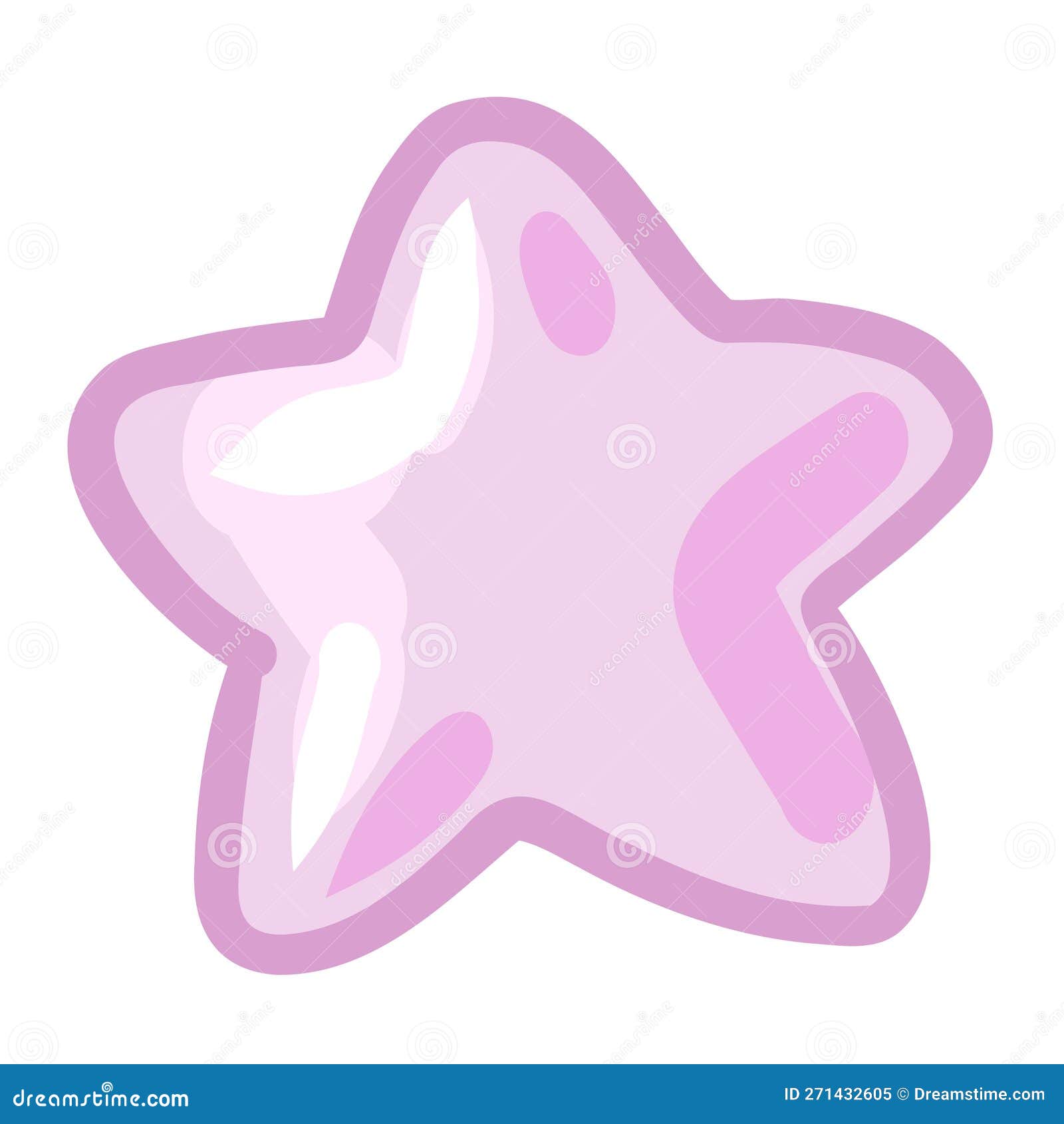 Vector Pink Star. Asterisk Icon Stock Vector - Illustration of ...