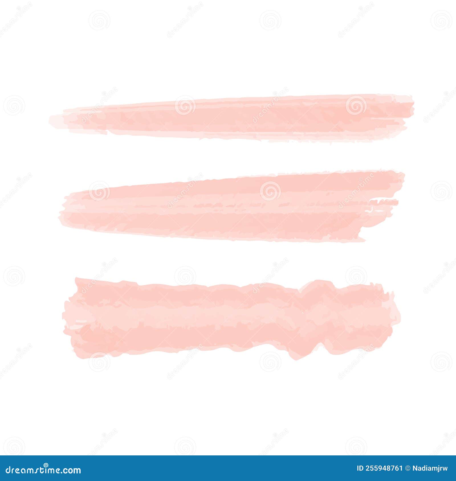 Vector Pink Watercolor Wet Wash Splash. Stock Vector - Illustration of ...