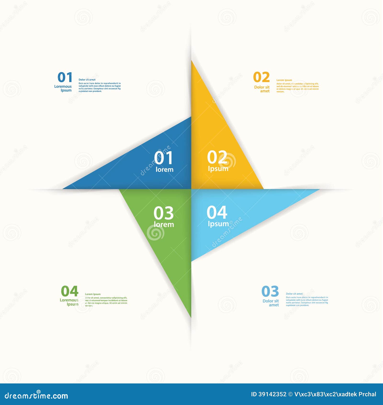 Vector pinwheel template stock vector. Illustration of concept - 39142352