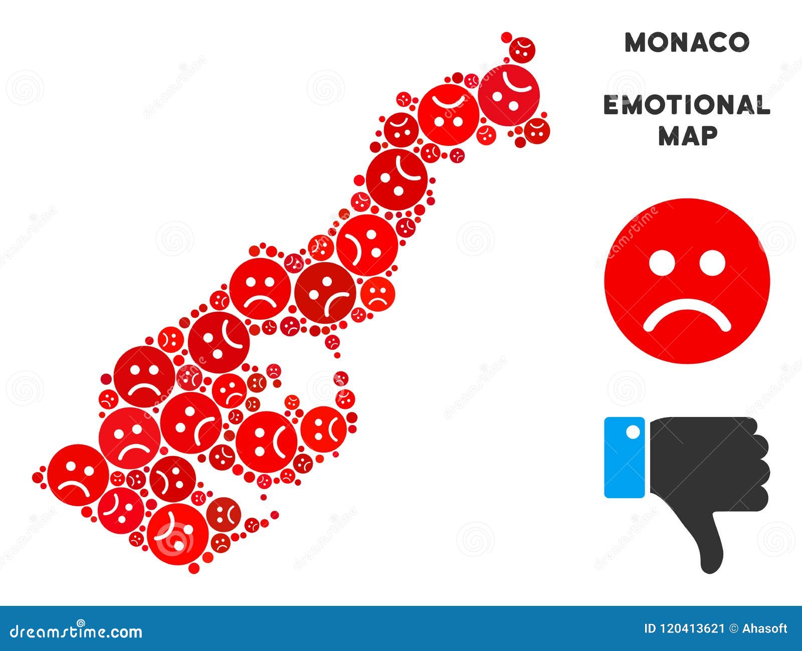 Vector Pitiful Tibet Chinese Territory Map Composition Of Sad Emojis ...