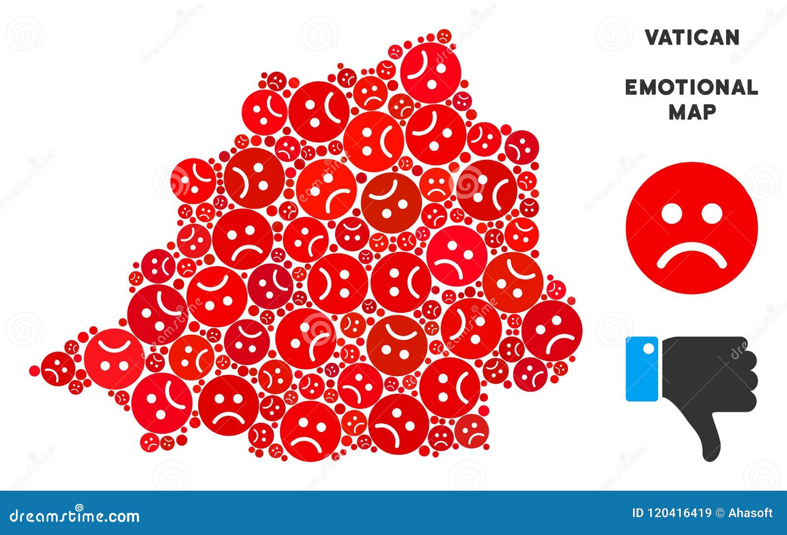 Vector Pitiful Ivory Coast Map Collage Of Sad Smileys | CartoonDealer ...