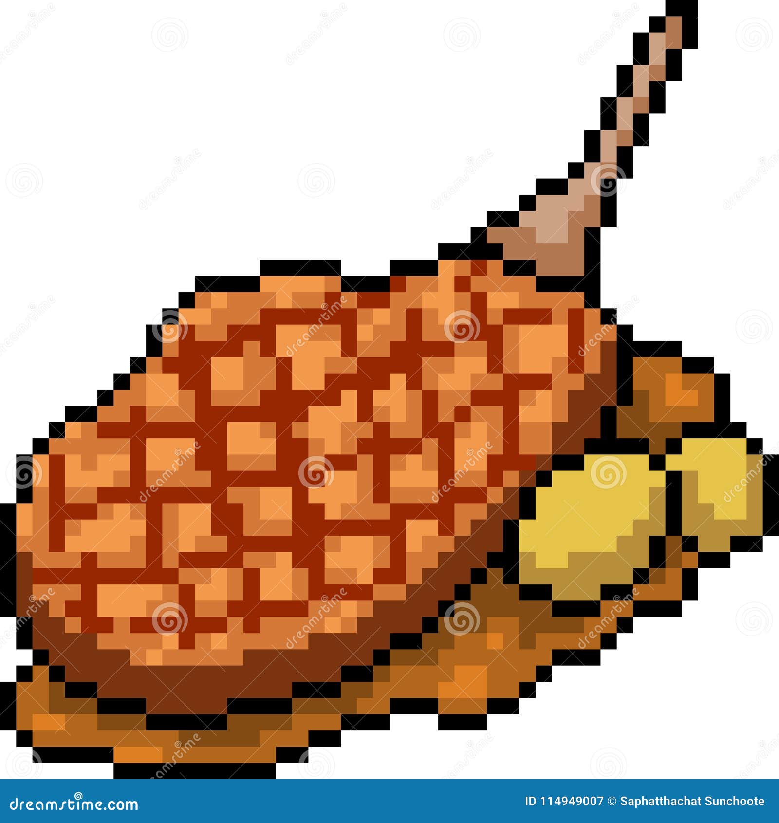 Pixel Art Of Raw Beef. Vector Illustration | CartoonDealer.com #209743540