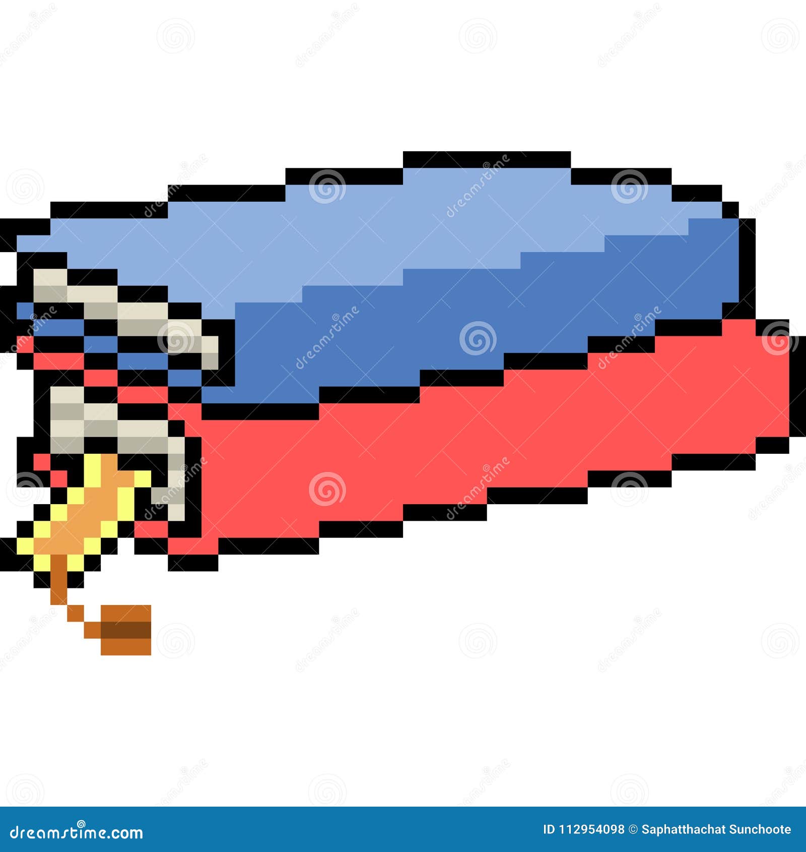 Vector pixel art book stock vector. Illustration of blue - 112954098