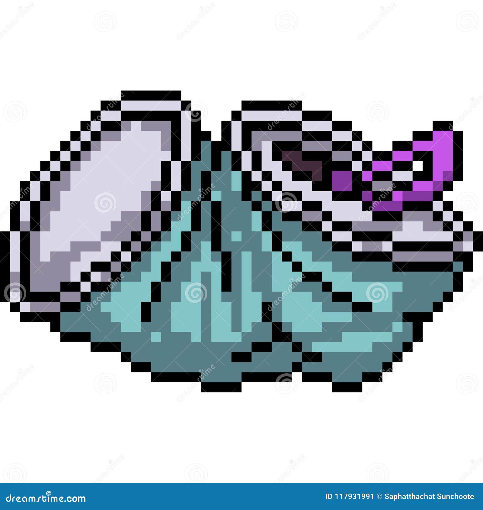 Pixel Art Empty Green Billiard Table On A White Background. Vector ...