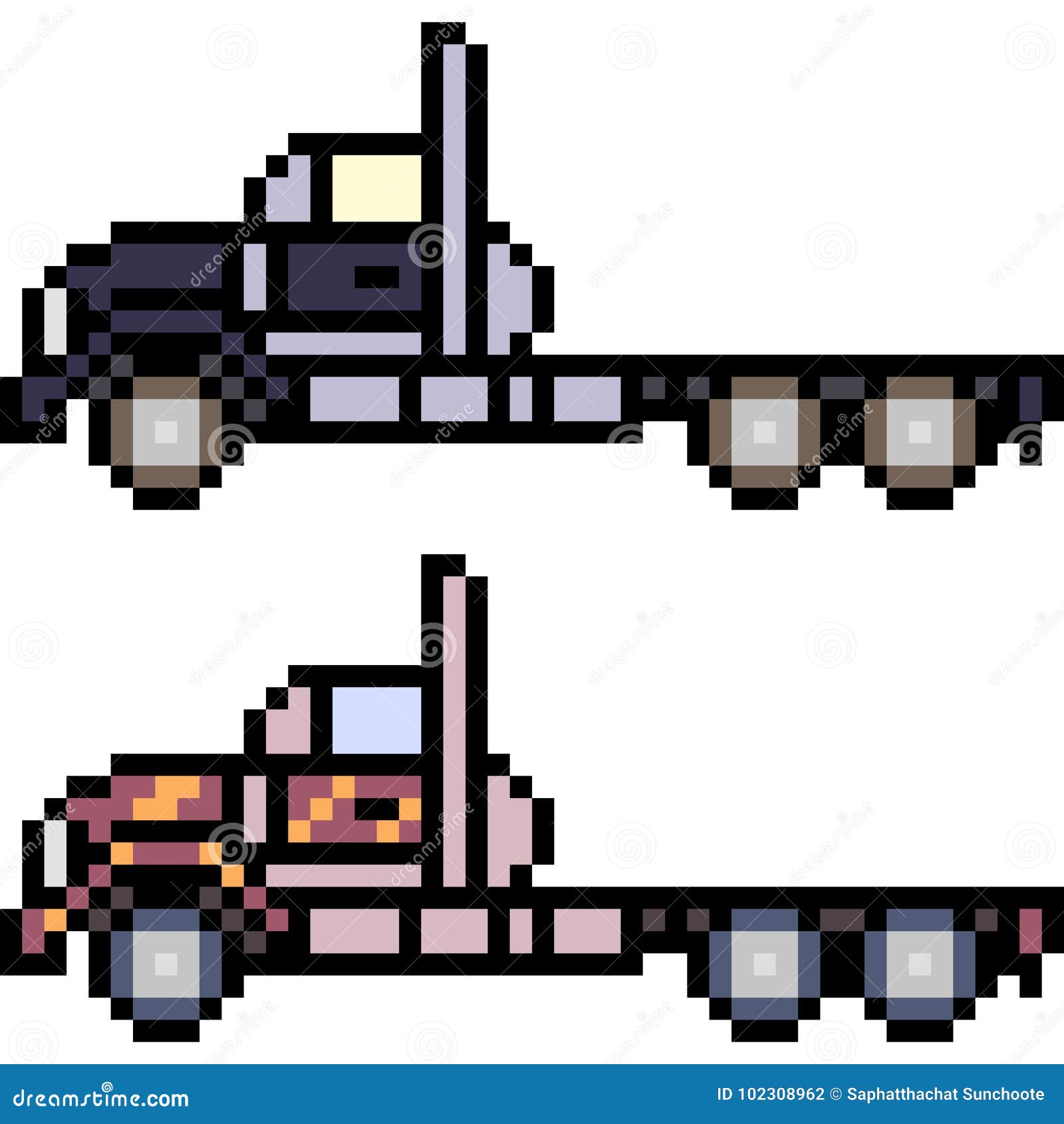 Vector pixel art car stock vector. Illustration of pixel - 102308962 Vector pixel art car stock vector. Illustration of pixel - 102308962
