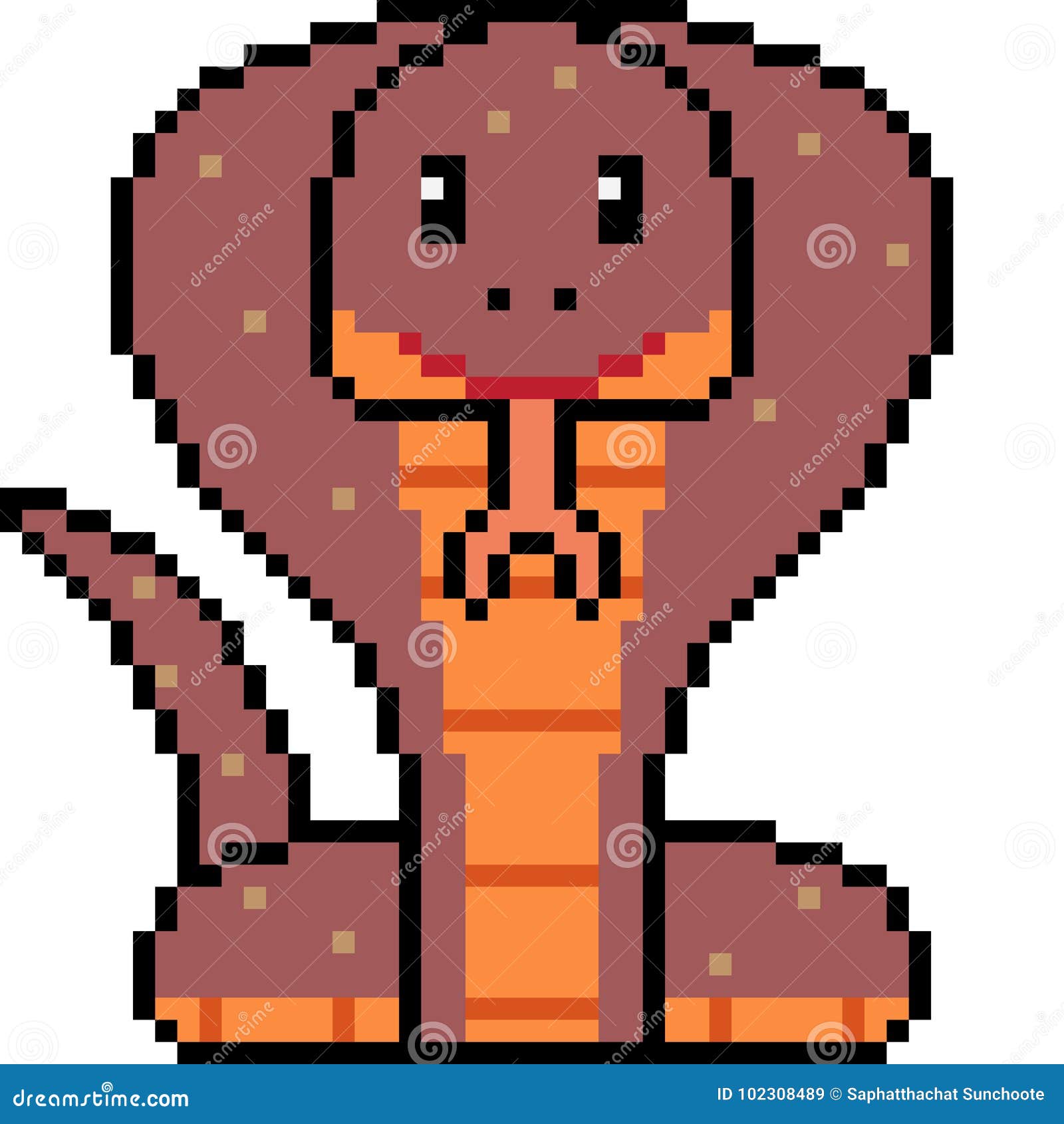 Vector Illustration Of Cartoon Snake Pixel Art Design Stock Vector ... Vector Illustration Of Cartoon Snake Pixel Art Design Stock Vector ...