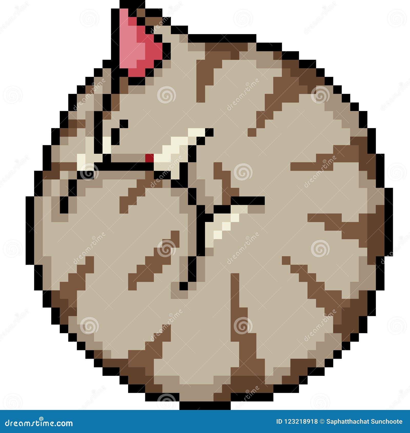 Vector Pixel Art Cat Sleep Curl Stock Vector - Illustration of animal ... Vector Pixel Art Cat Sleep Curl Stock Vector - Illustration of animal ...