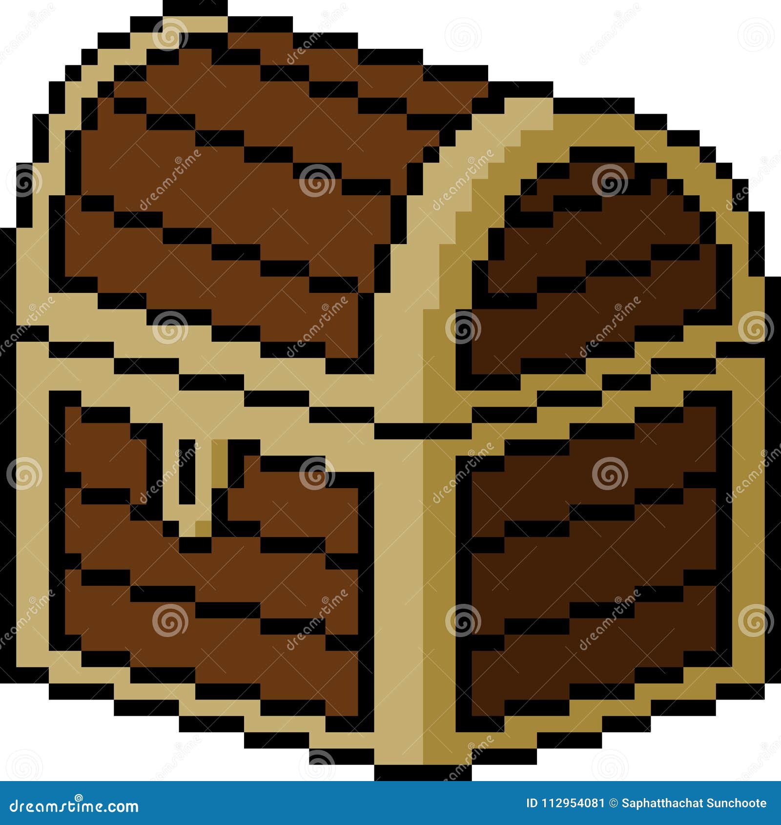 Minecraft Chest Pixel Art Grid