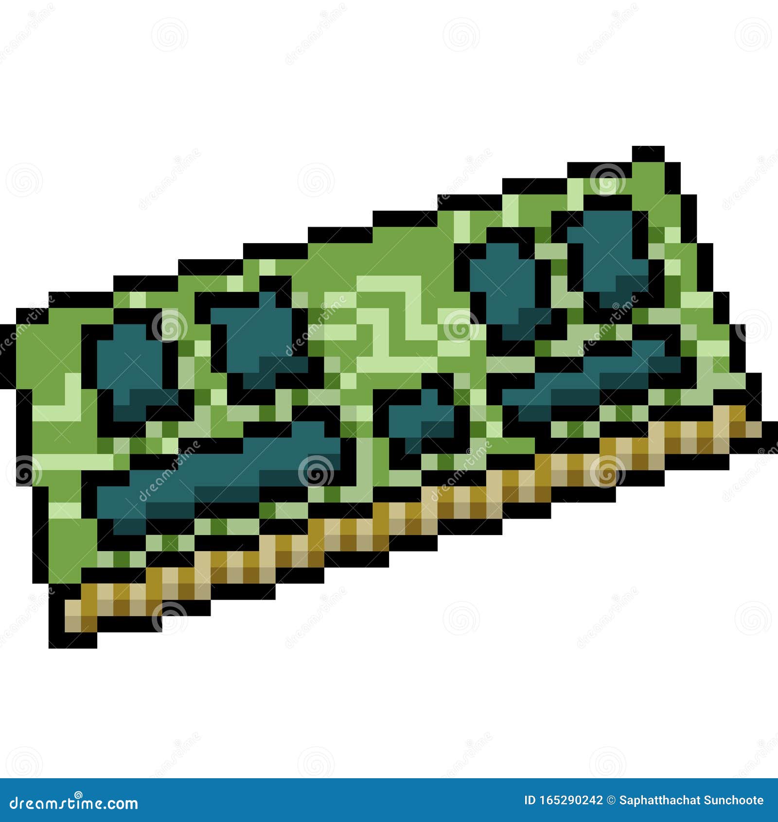 Vector pixel art circuits stock vector. Illustration of isolated ...