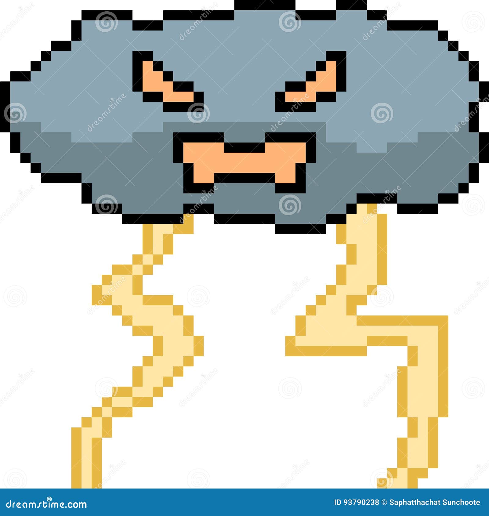 Pixel Art Angry Mechanic Vector Illustration | CartoonDealer.com #122886884