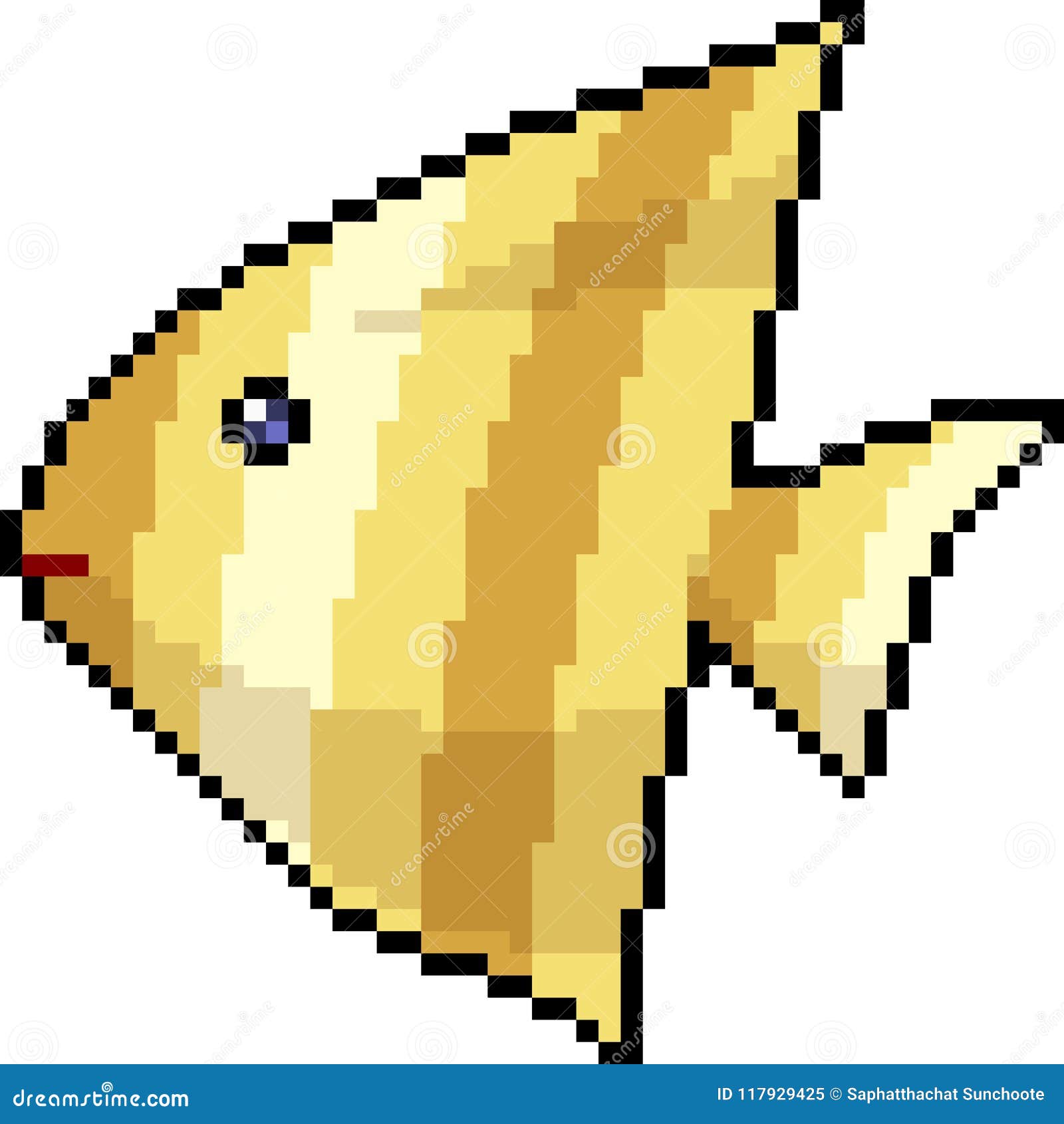 Small Fish Pixel Art