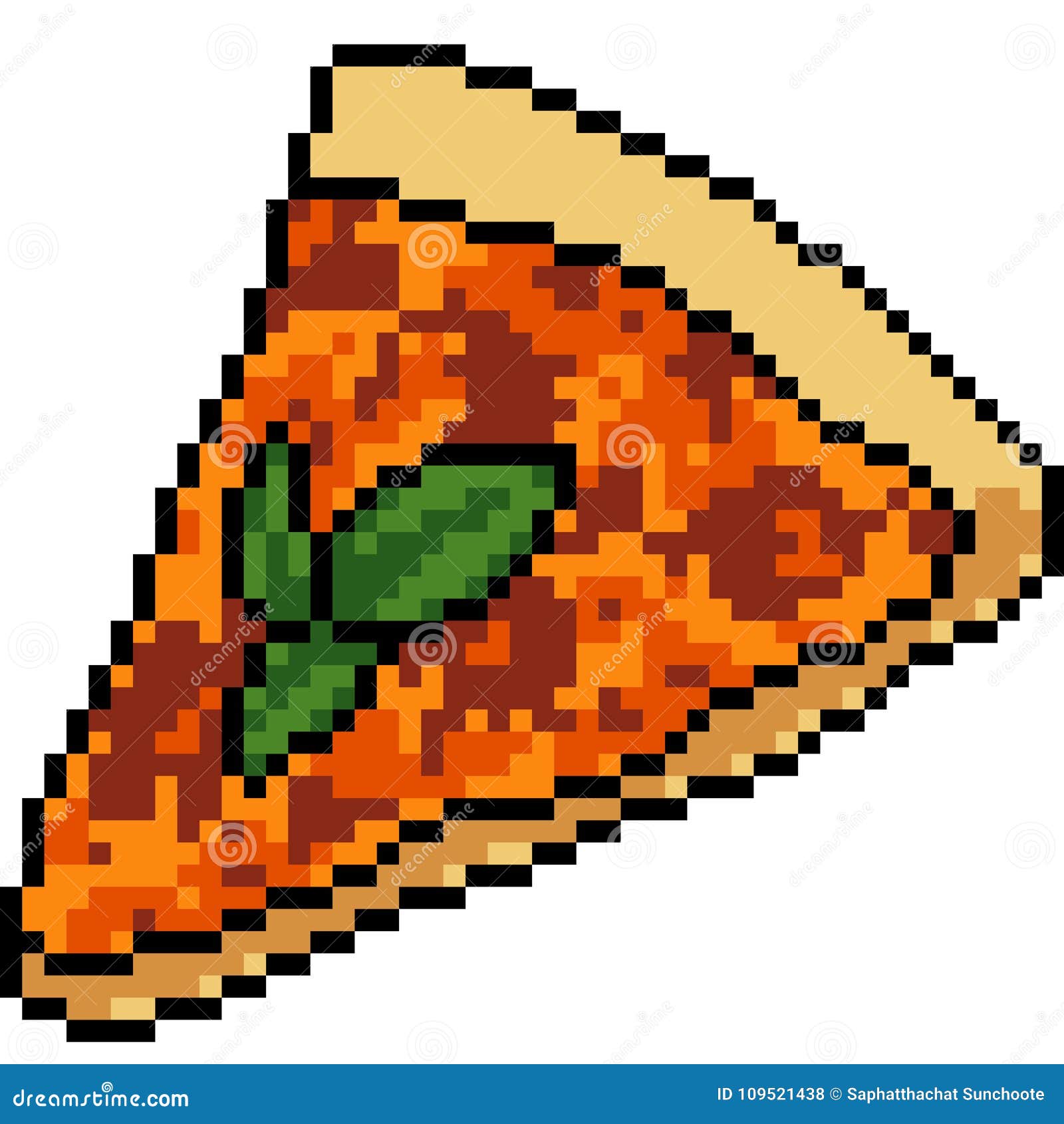 Pixel Pizza Seamless Pattern. 8-bit Pizza With Salami. Pixel Art Fast ...