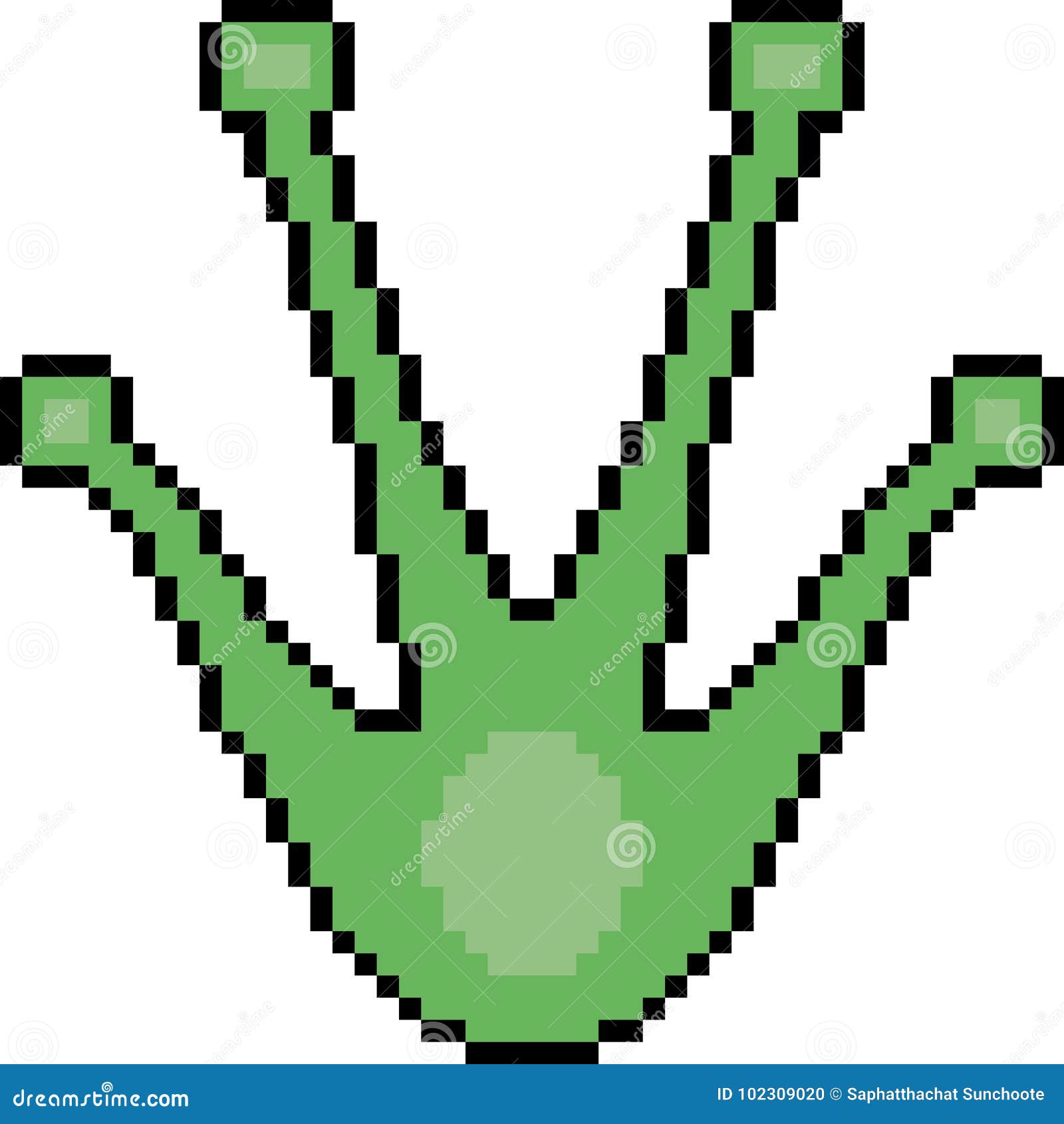 Vector pixel art footprint stock vector. Illustration of cartoon ...