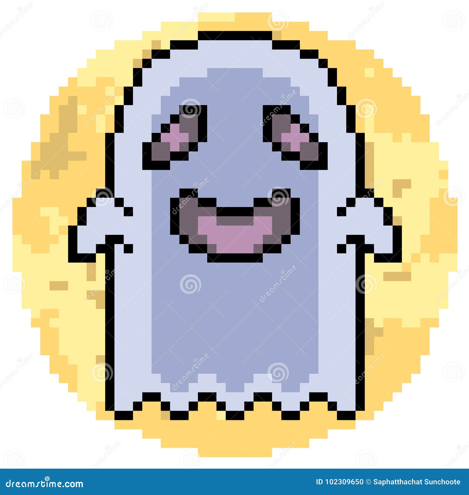 Spreadsheet Pixel Art Ghost at Hugo Jenyns blog