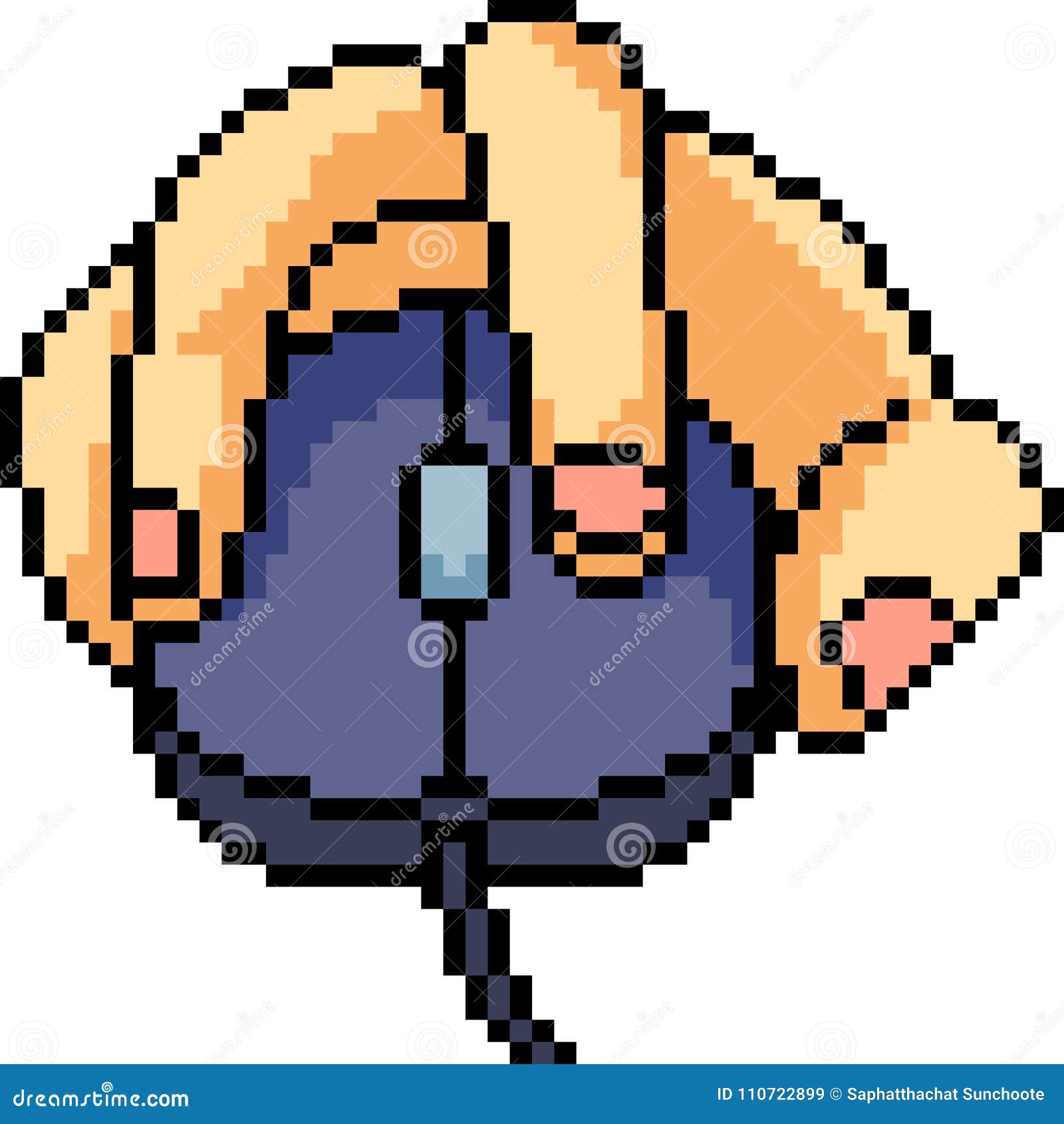 Vector Pixel Art Hand Mouse Click Stock Vector - Illustration of pixel ...