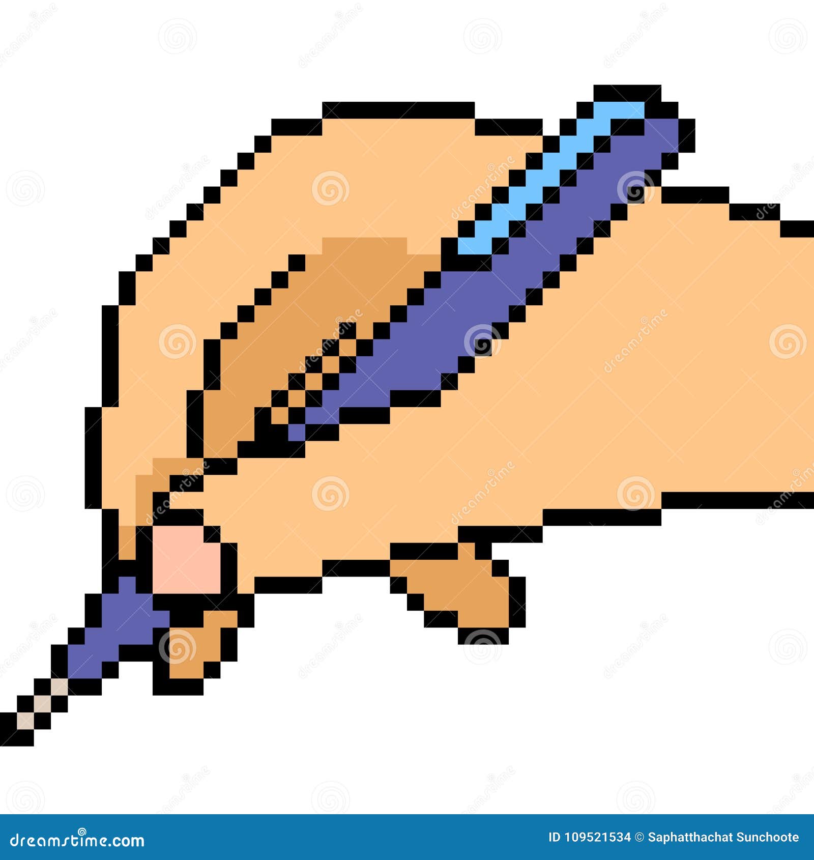 Hand Write And Sign Blank Cheque Vector Illustration | CartoonDealer ...