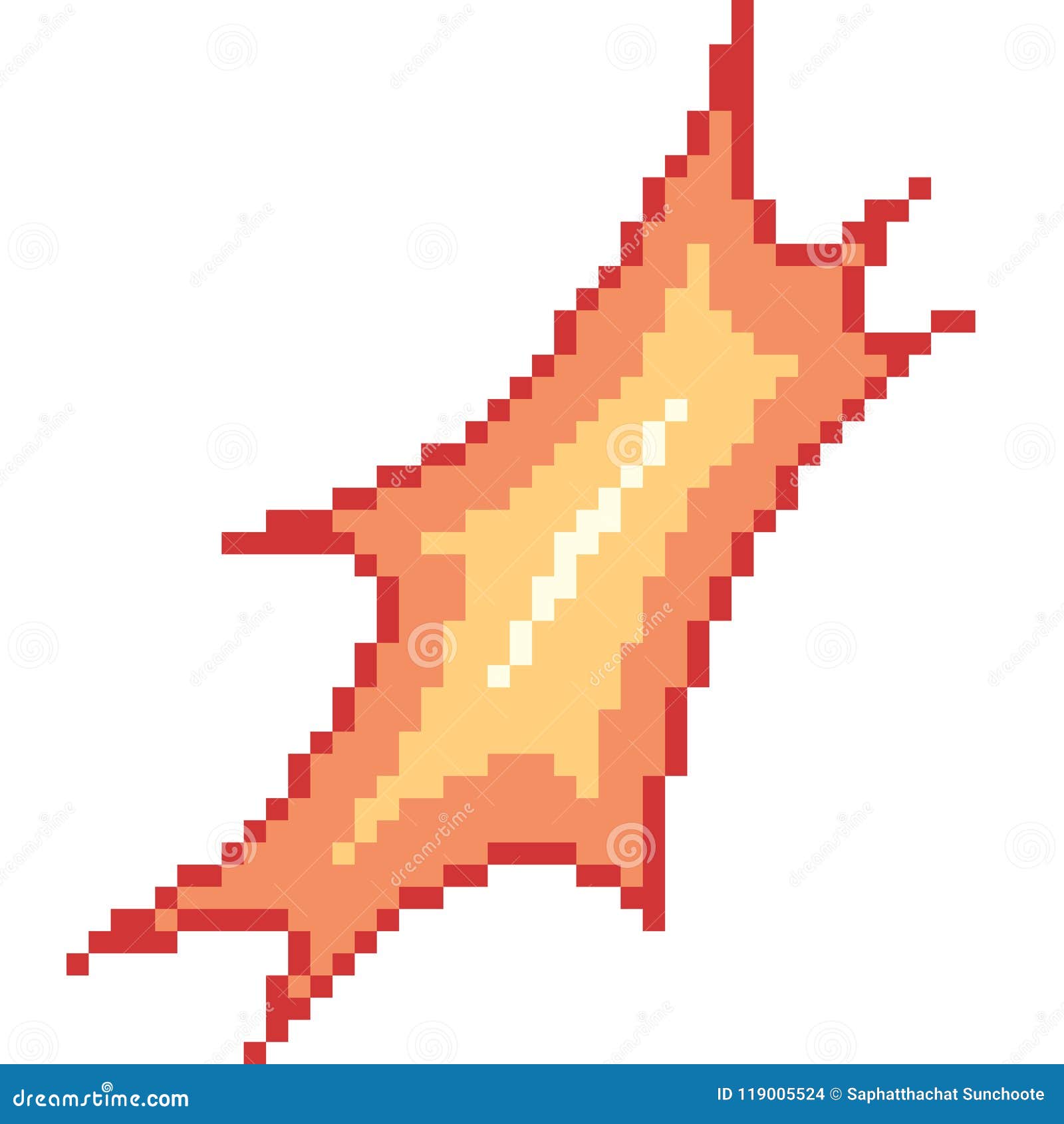 Vector Pixel Art Hit Effect Stock Vector - Illustration of cute, shock ...