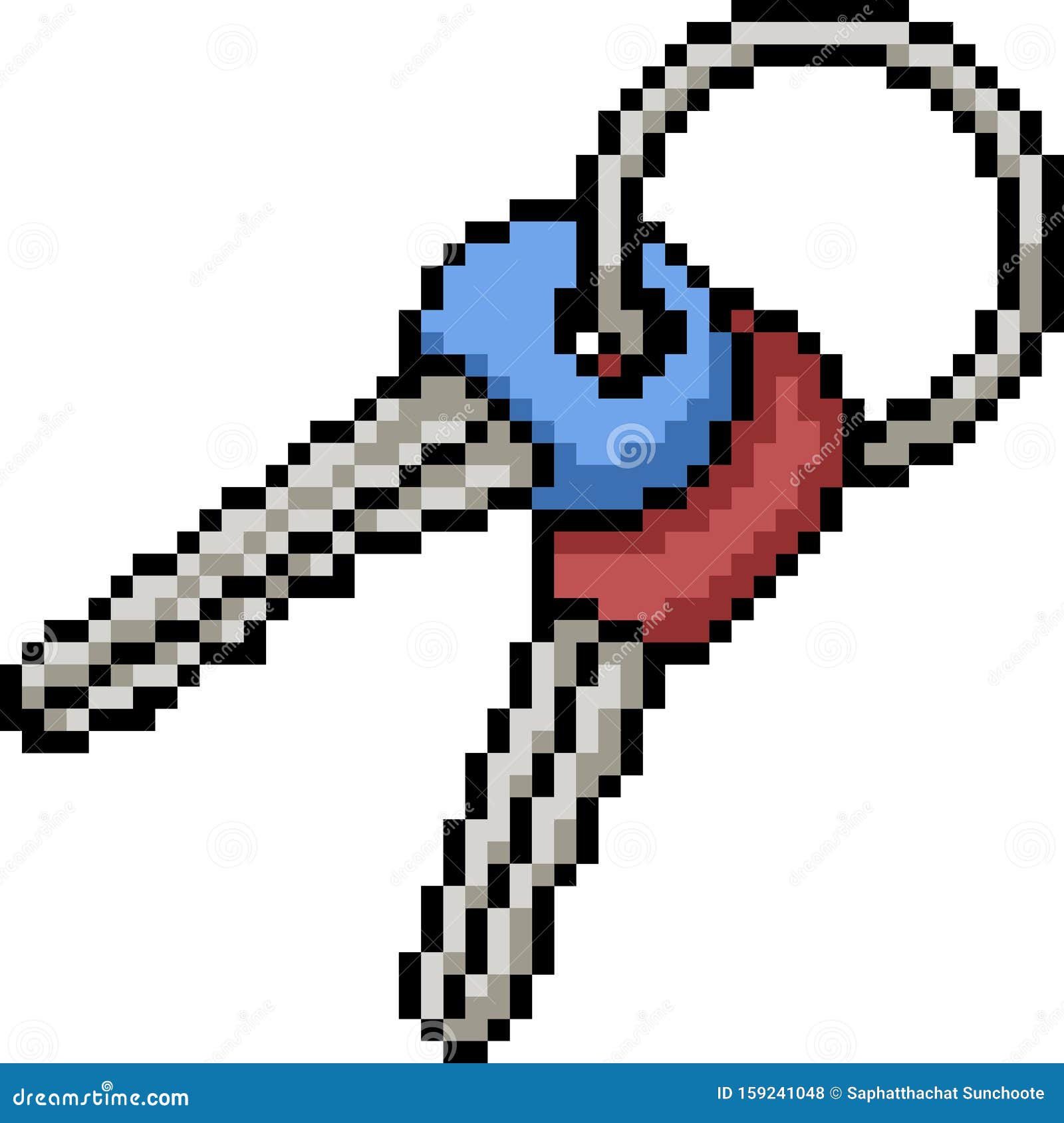 Vector pixel art key vector illustratie. Illustration of slot - 159241048