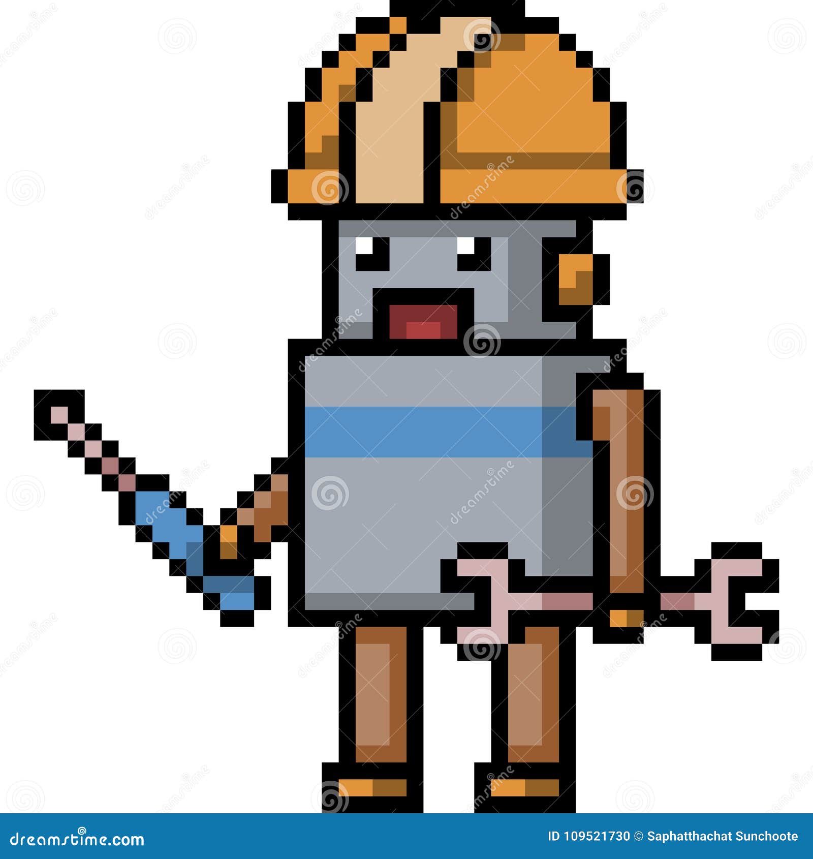 Mechanic Robot Transportation Crane Vector Icon | CartoonDealer.com ...