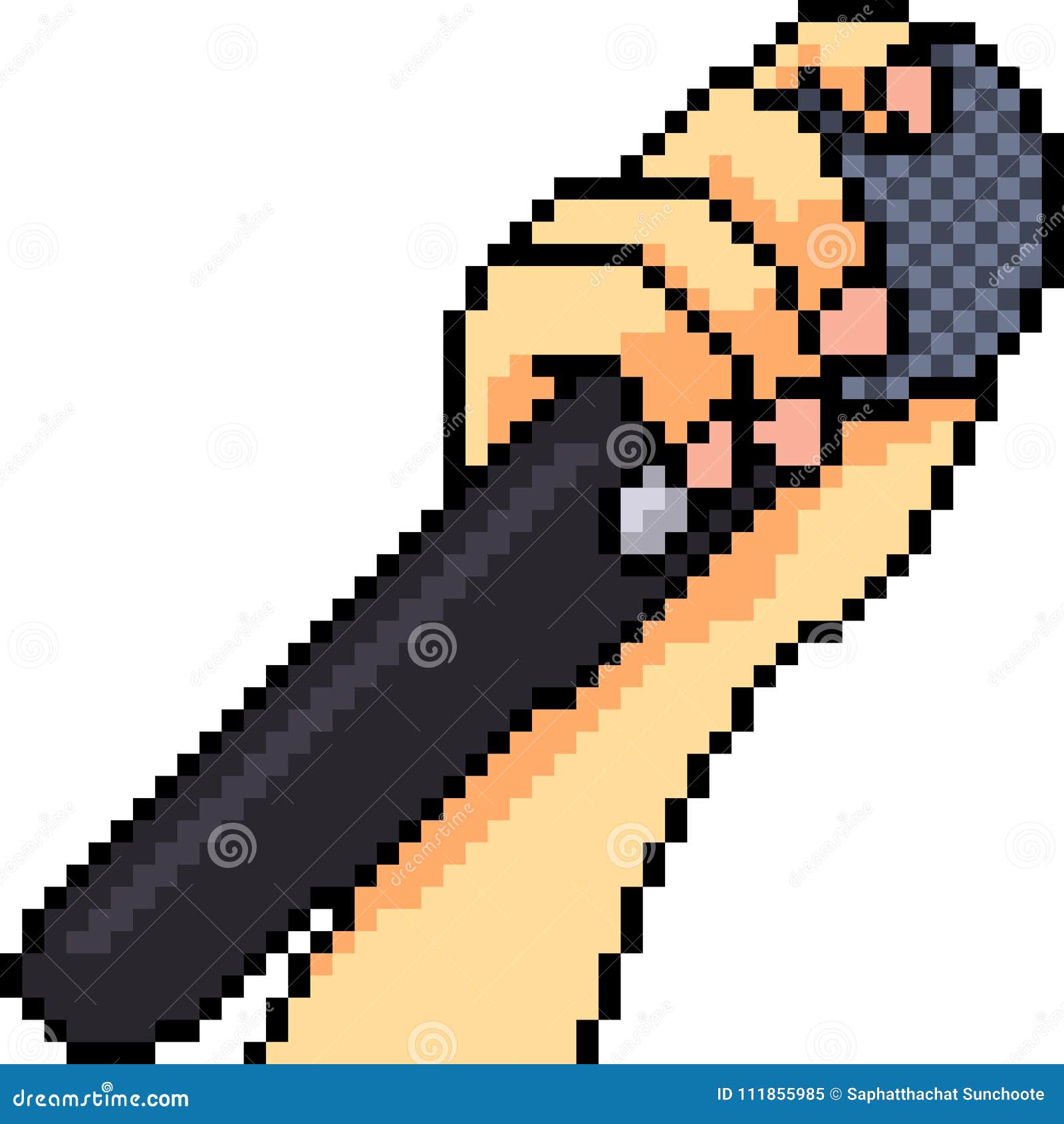 Vector Pixel Art Microphone Stock Vector - Illustration of pixel ...