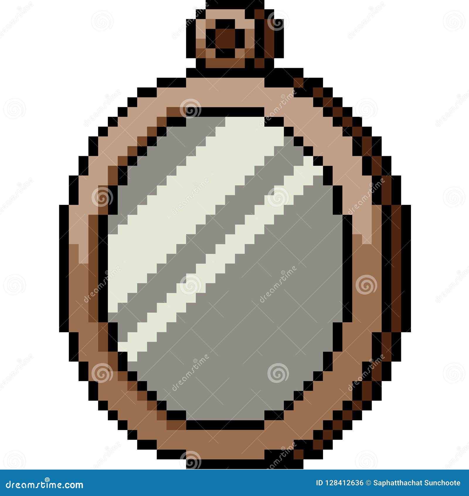 Vector Pixel Art Mirror Hang Stock Vector - Illustration of pixel ...