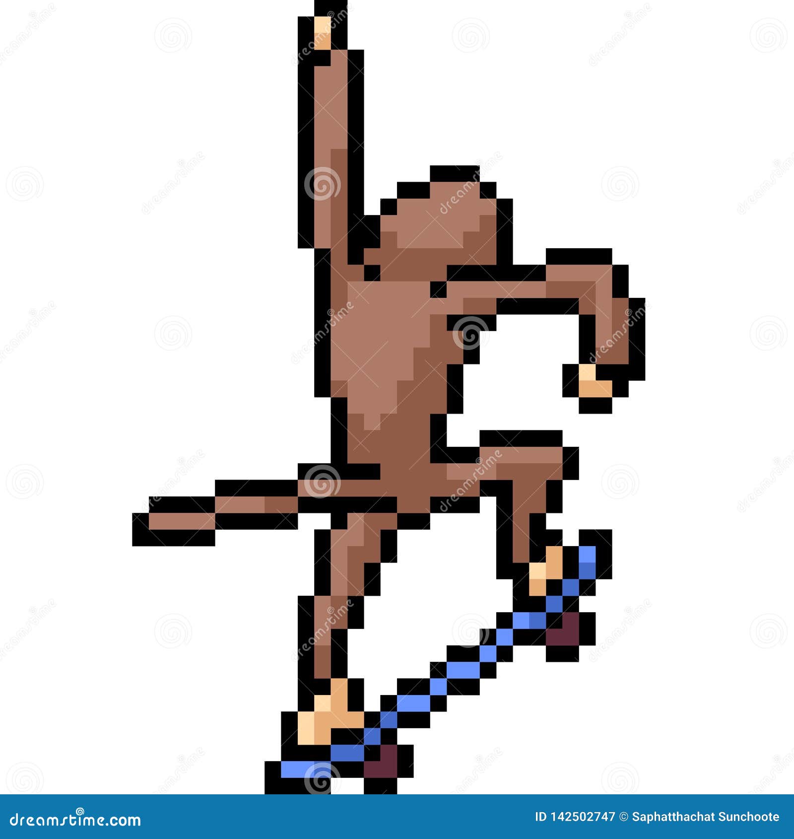 Skateboard Pixel Art. Board For Riding 8 Bit. Old Game Graphics Vector ...