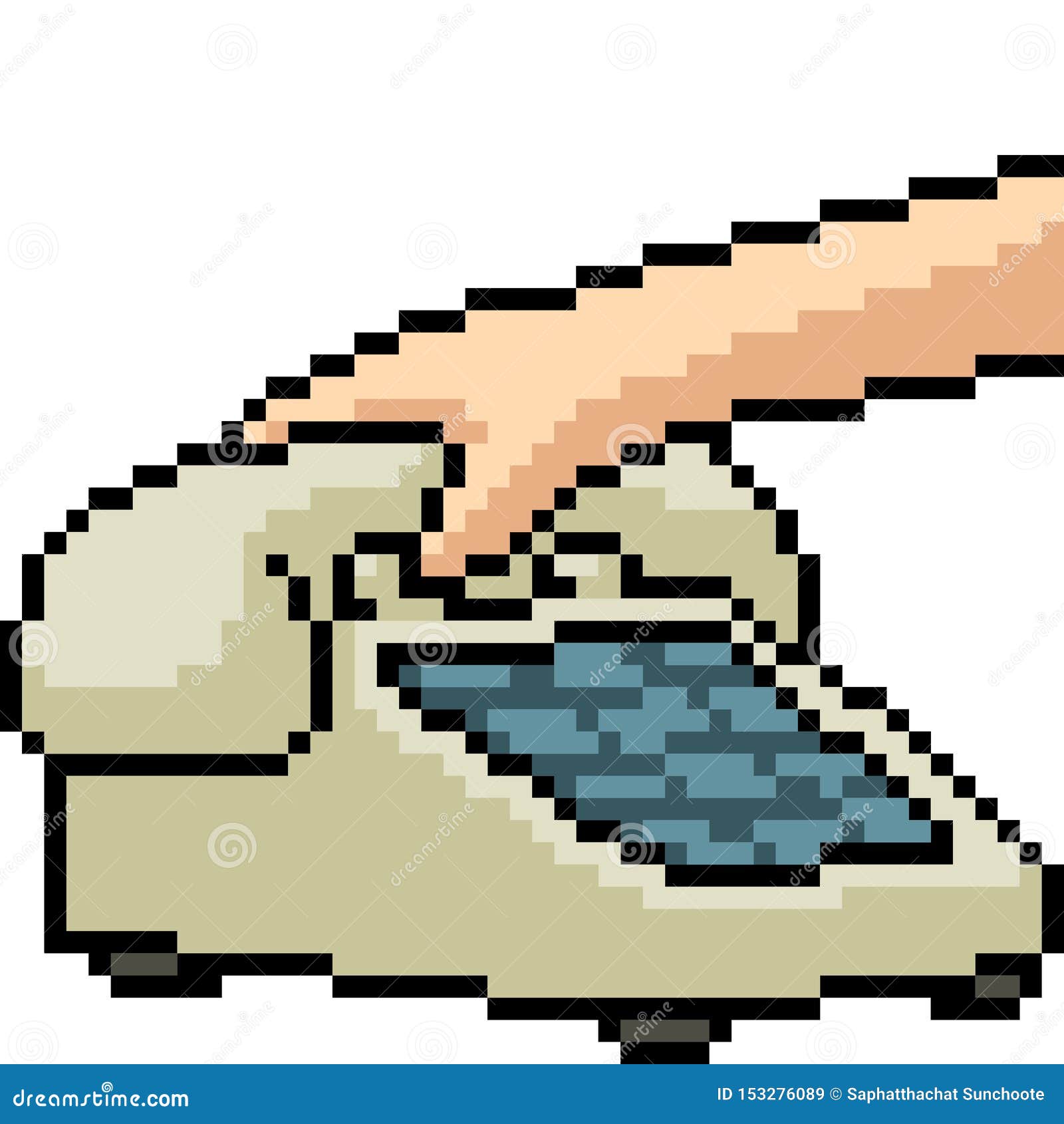 Vector Pixel Art Old Telephone Stock Vector - Illustration of phone ...