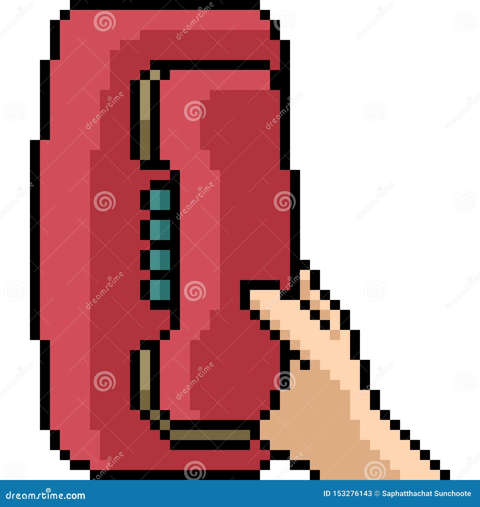 Vector Pixel Art Old Telephone Stock Vector - Illustration of isolated ...