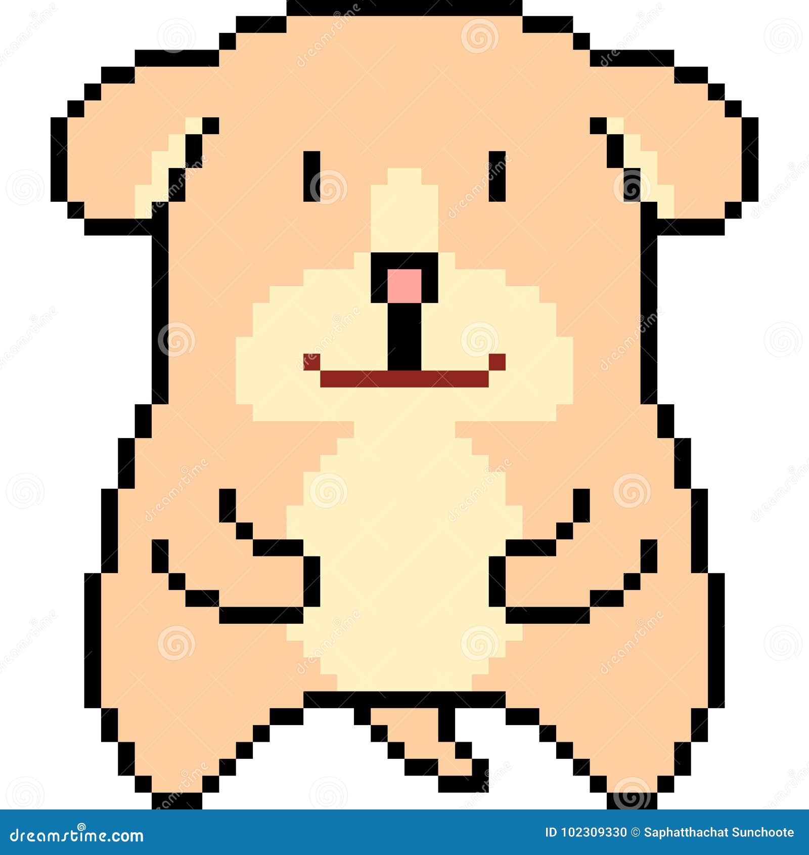 Vector pixel art pet stock vector. Illustration of icon - 102309330
