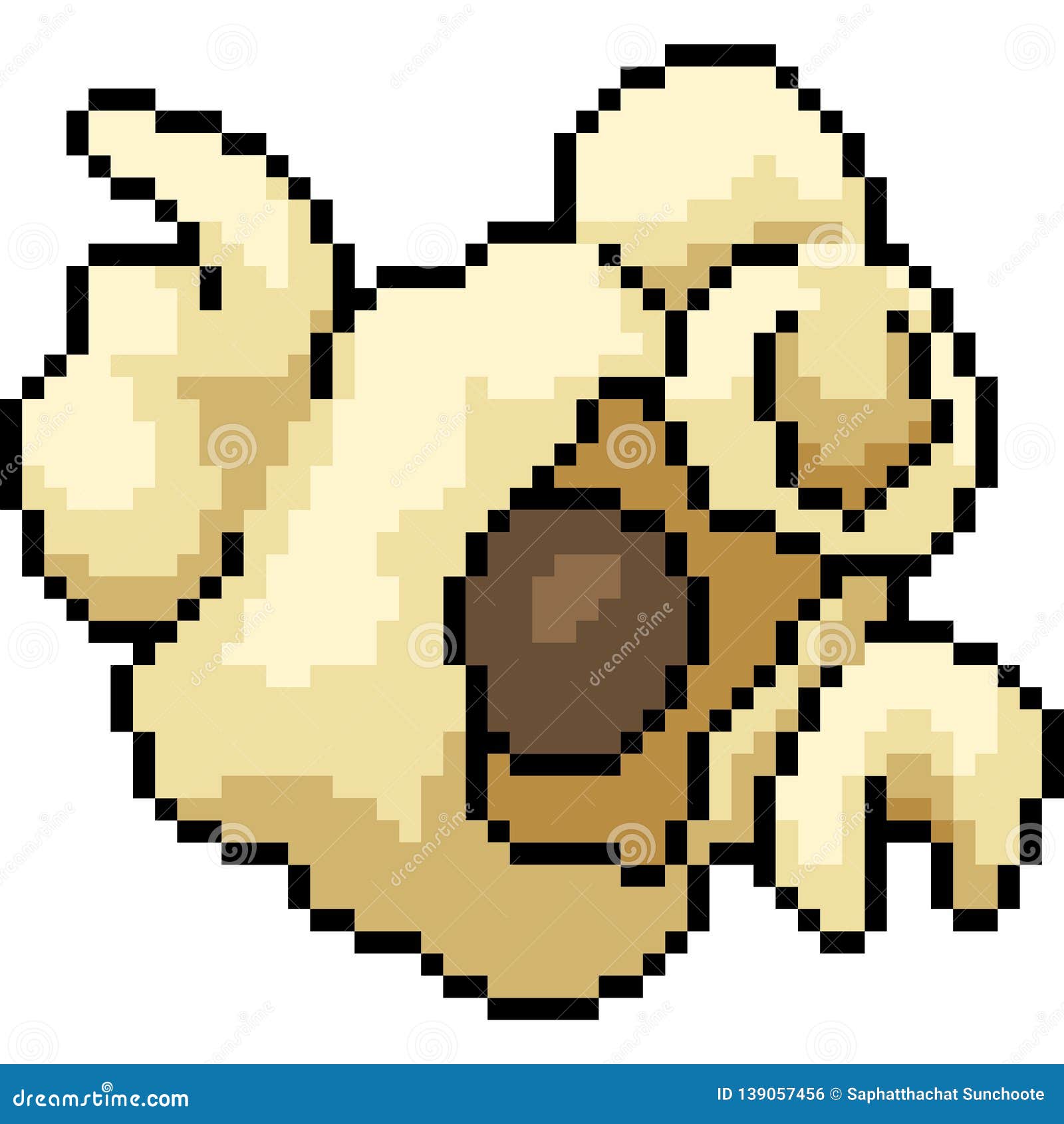 8 Bit Pixel Art Popcorn Snack With Png Background Cartoon Vector ...