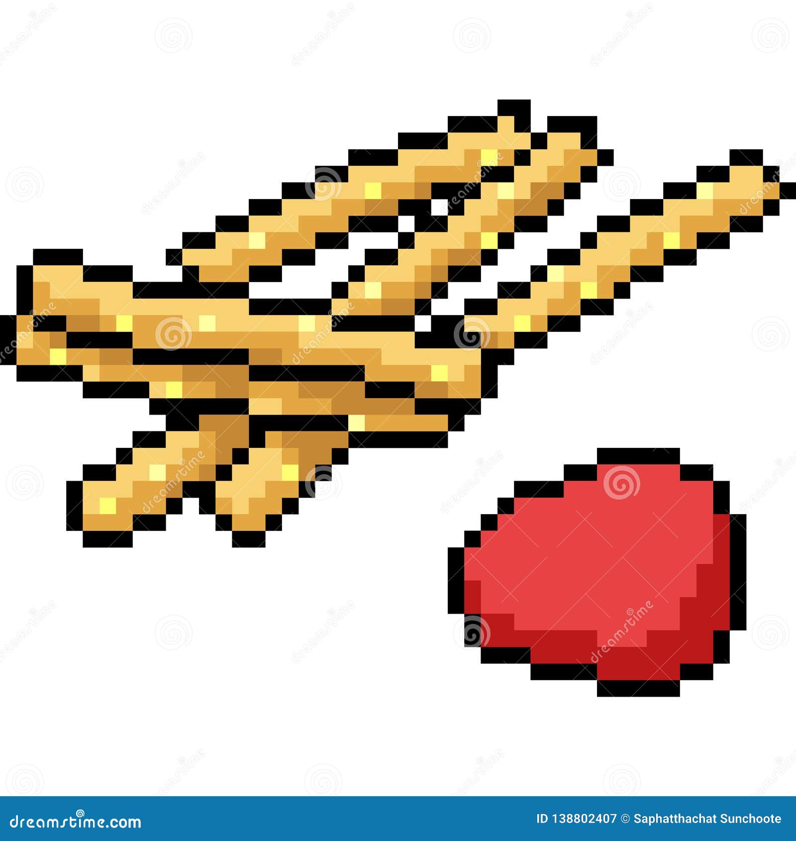 Pixel Art Potato Cartoon Vector | CartoonDealer.com #169700871