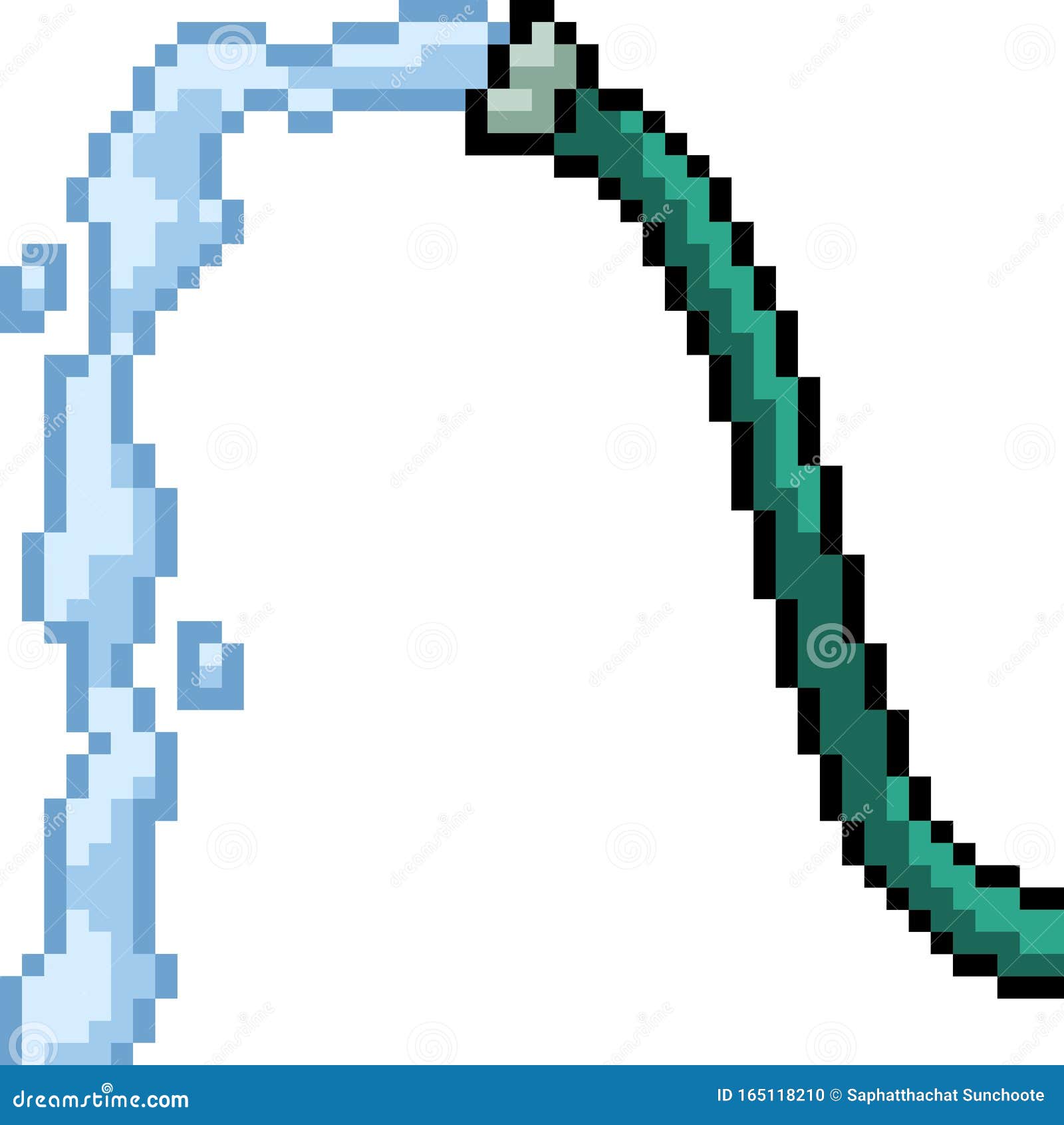 Vector Pixel Art Pour Water Stock Vector - Illustration of doodle ...