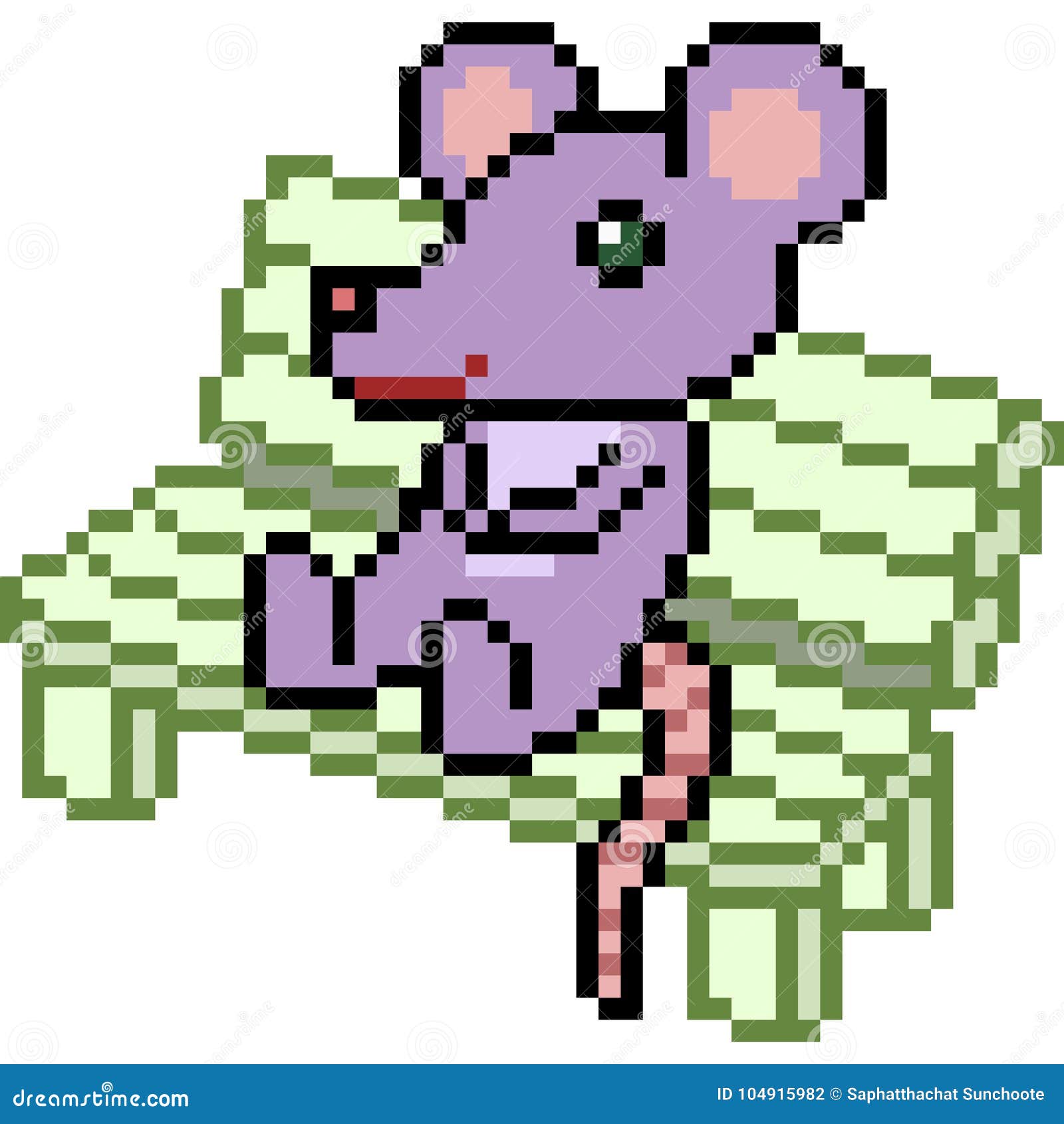 Vector pixel art rat sit stock vector. Illustration of cartoon - 104915982