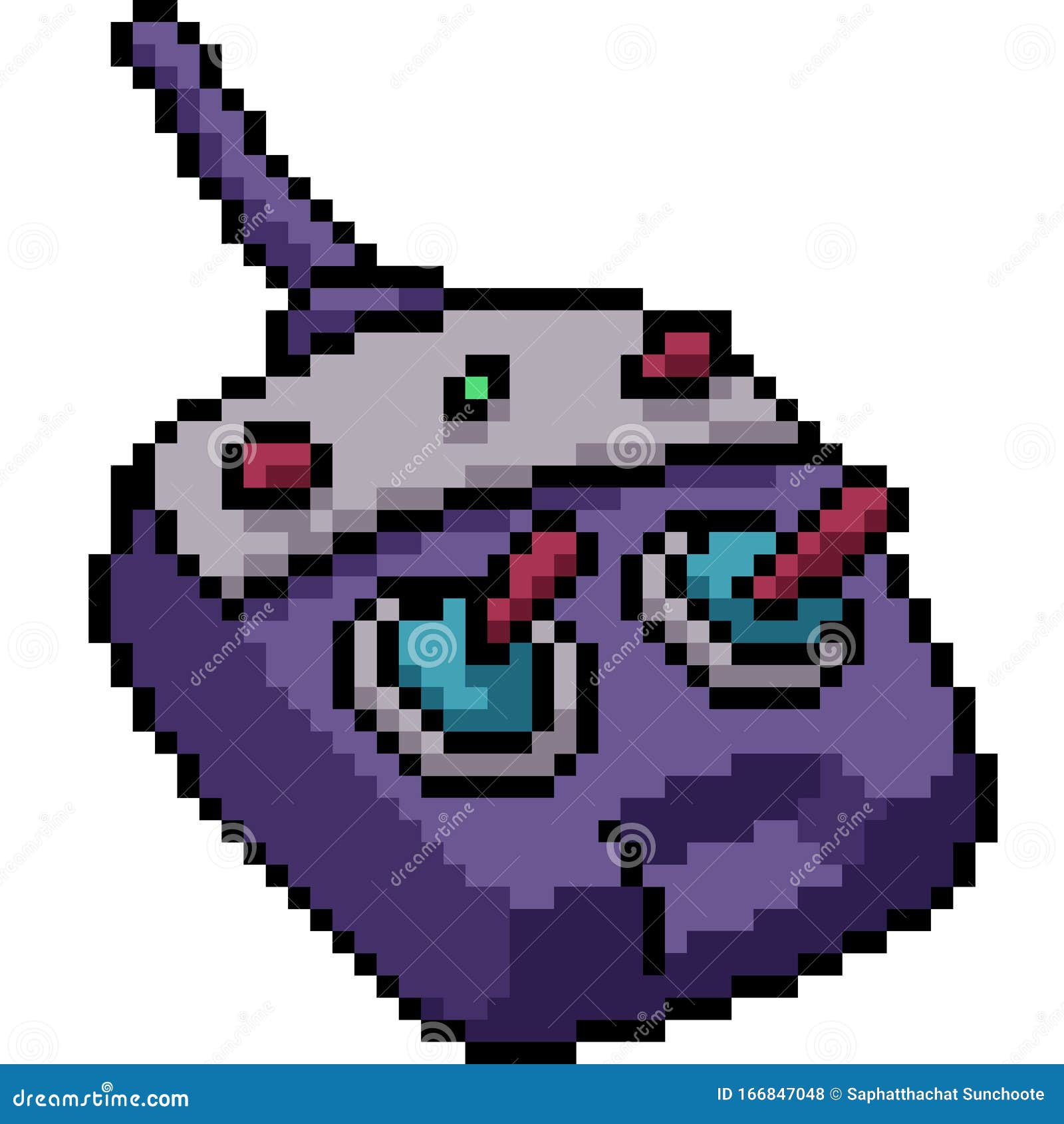 Vector pixel art remote stock vector. Illustration of remote - 166847048