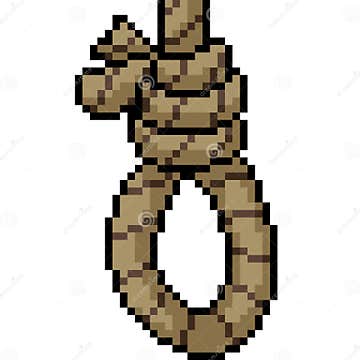 Vector pixel art rope stock vector. Illustration of doodle - 149694811