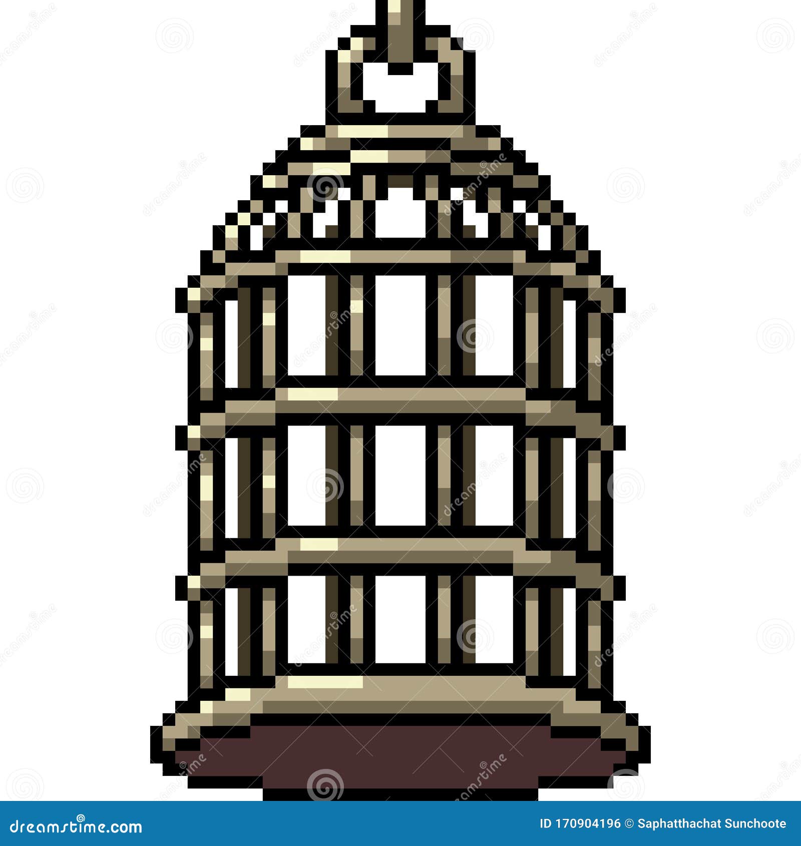 Rib Cage Pixel Art. Bones Anatomy 8 Bit. Pixelate Human Skeleton ...