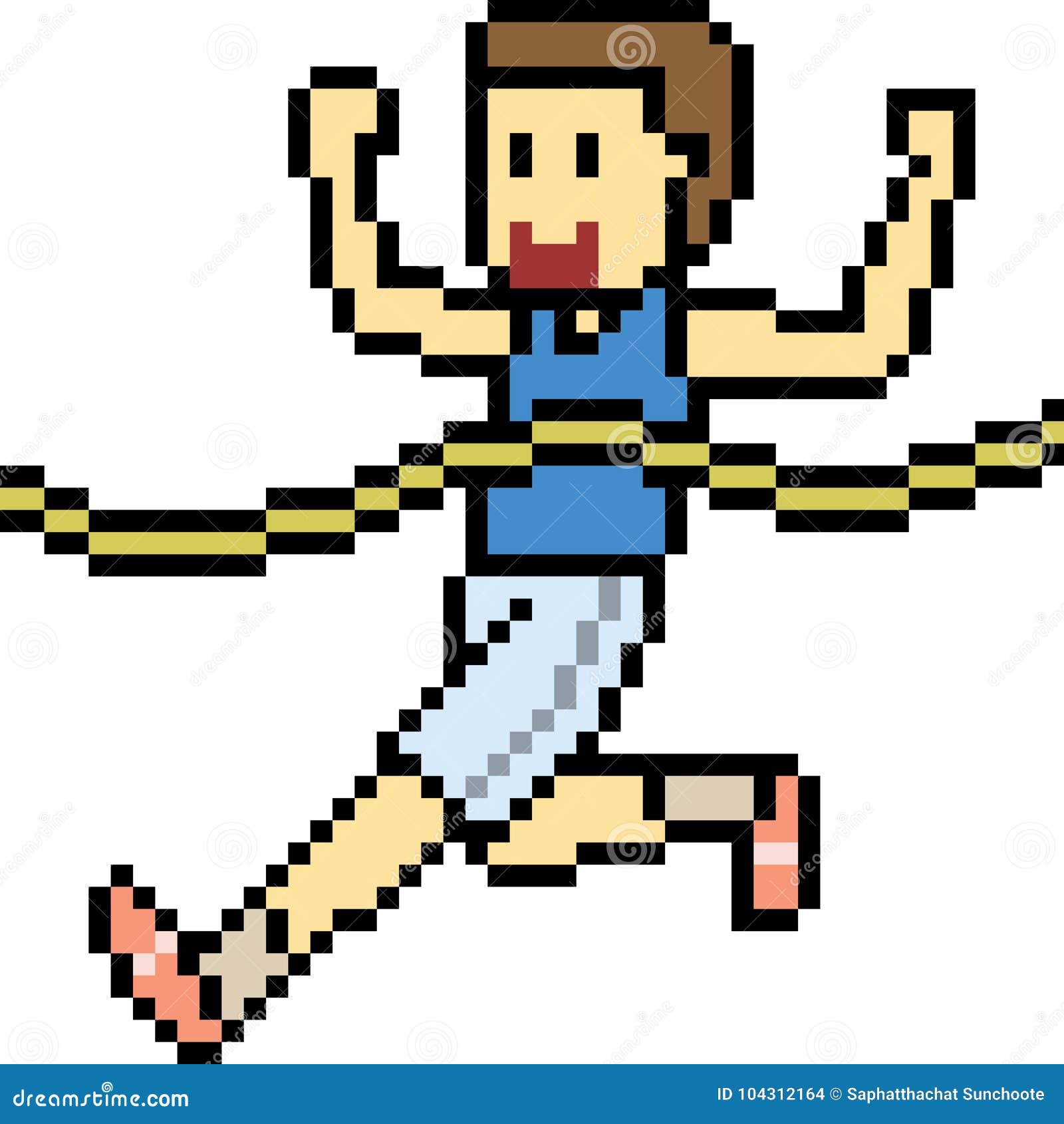 Set Of Pixel Sport Medals In Gold, Silver And Bronze Or 1st, 2nd, 3rd ...