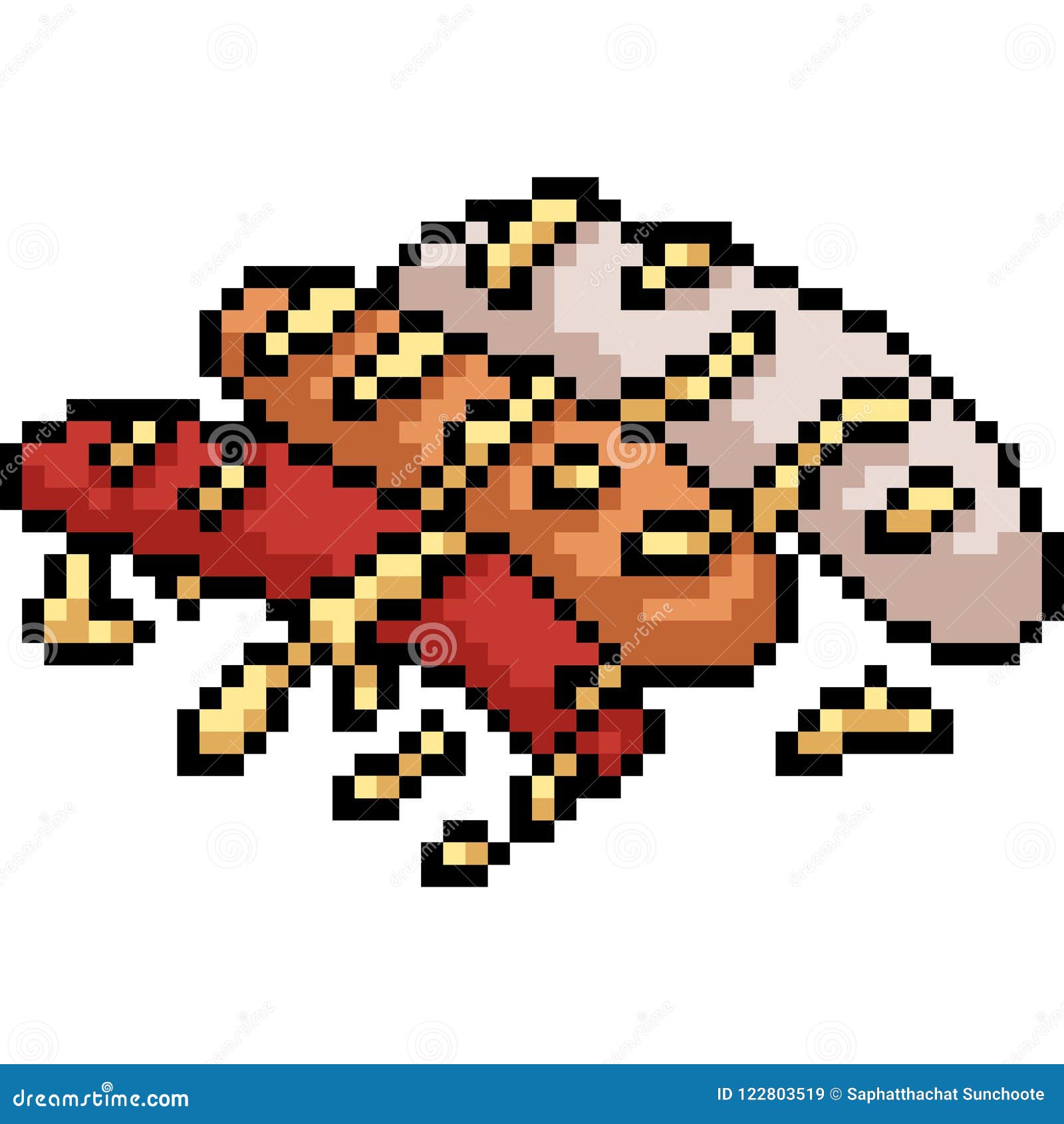 Vector Pixel Art Sausage Set Stock Vector - Illustration of snack ...