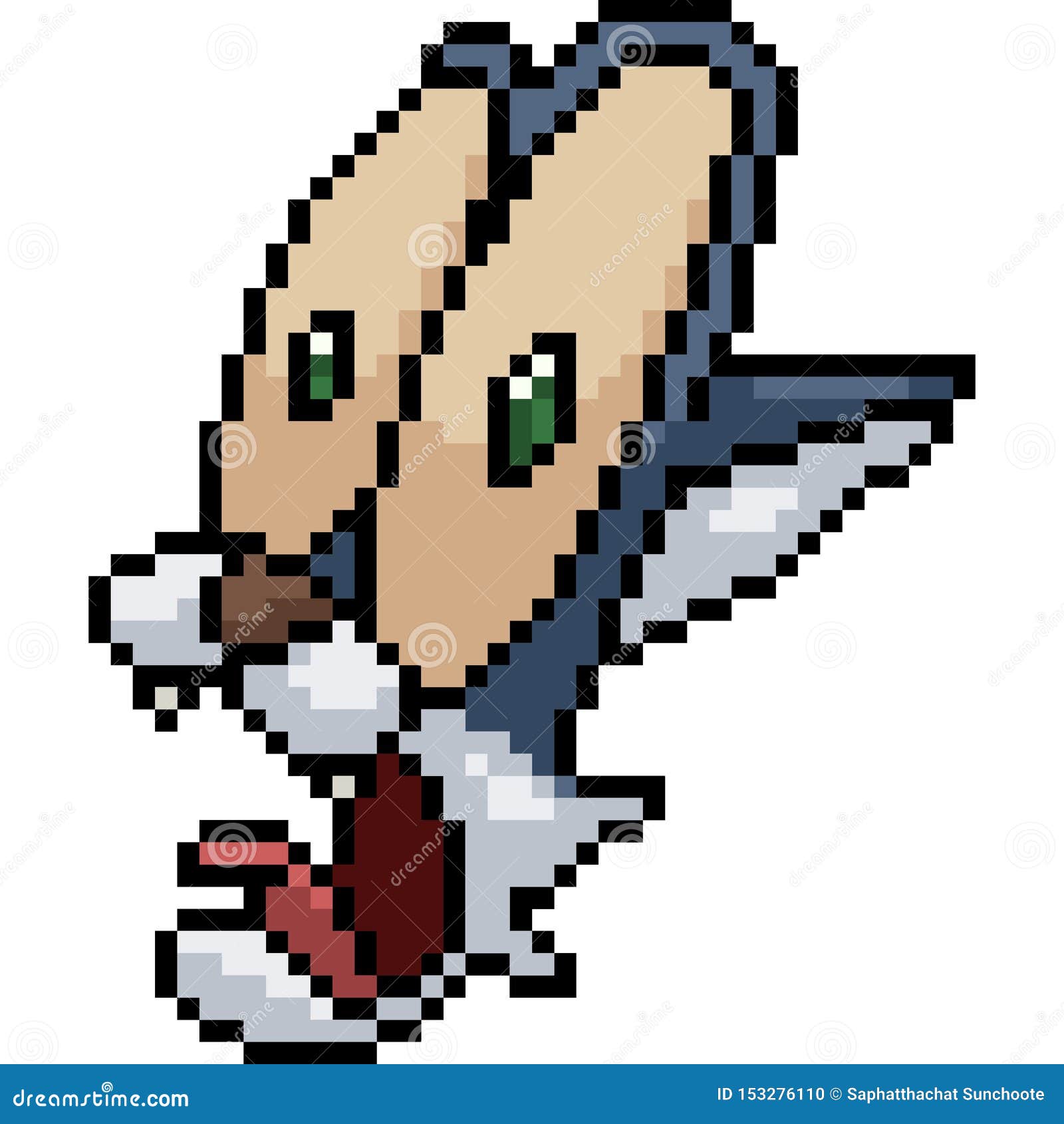 Vector Pixel Art Shock Face Stock Vector - Illustration of surprise ...