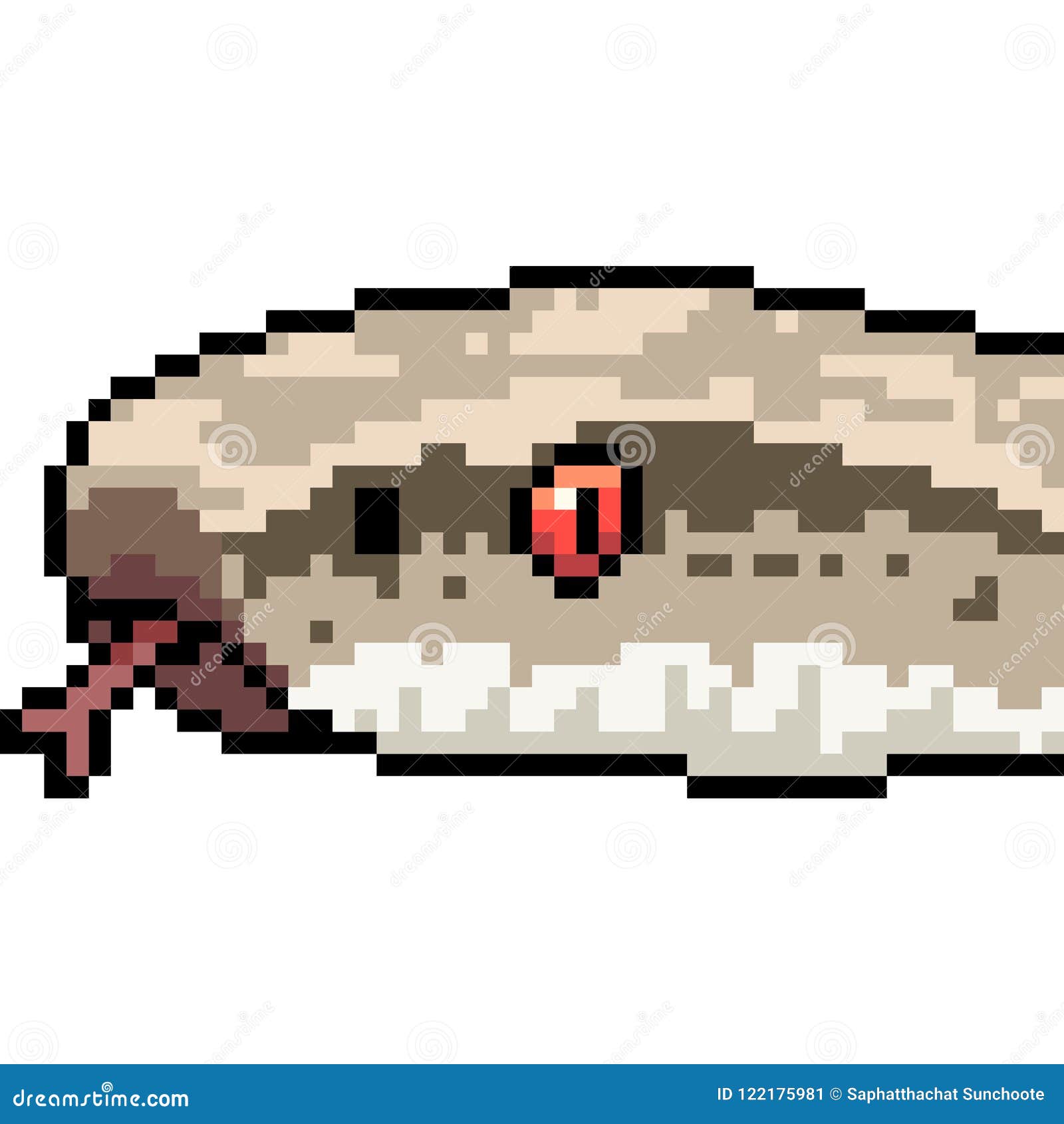 Vector pixel art snake stock vector. Illustration of face - 122175981 Vector pixel art snake stock vector. Illustration of face - 122175981